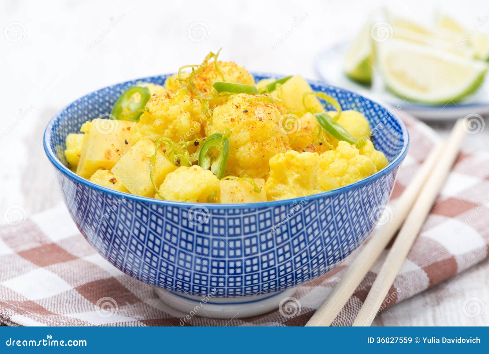 Vegetable Curry with Lime, Chilli and Mint Stock Image - Image of food ...
