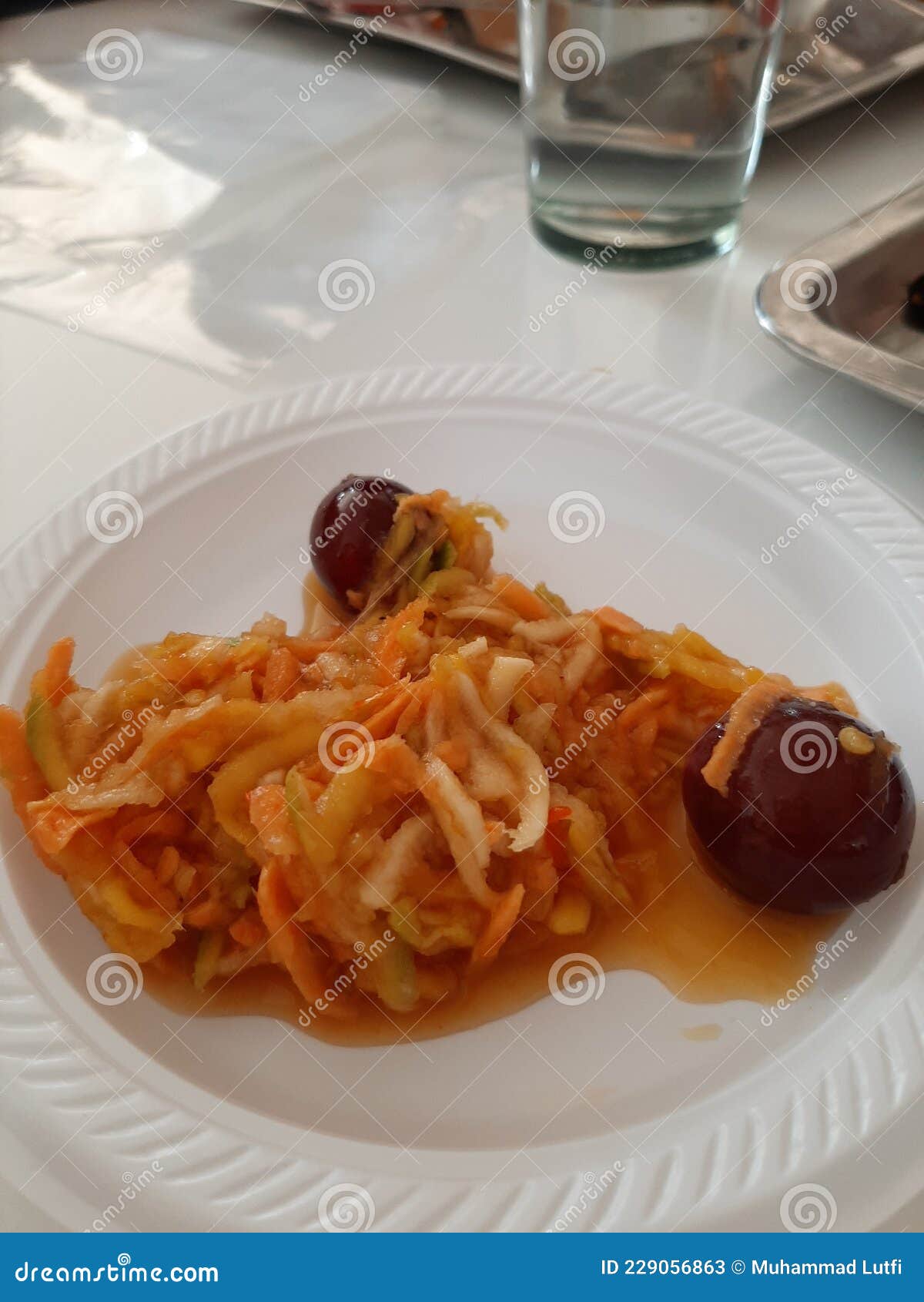 Vegetable Dish Marinated and Spicy Looks Stock Image - Image of snack ...