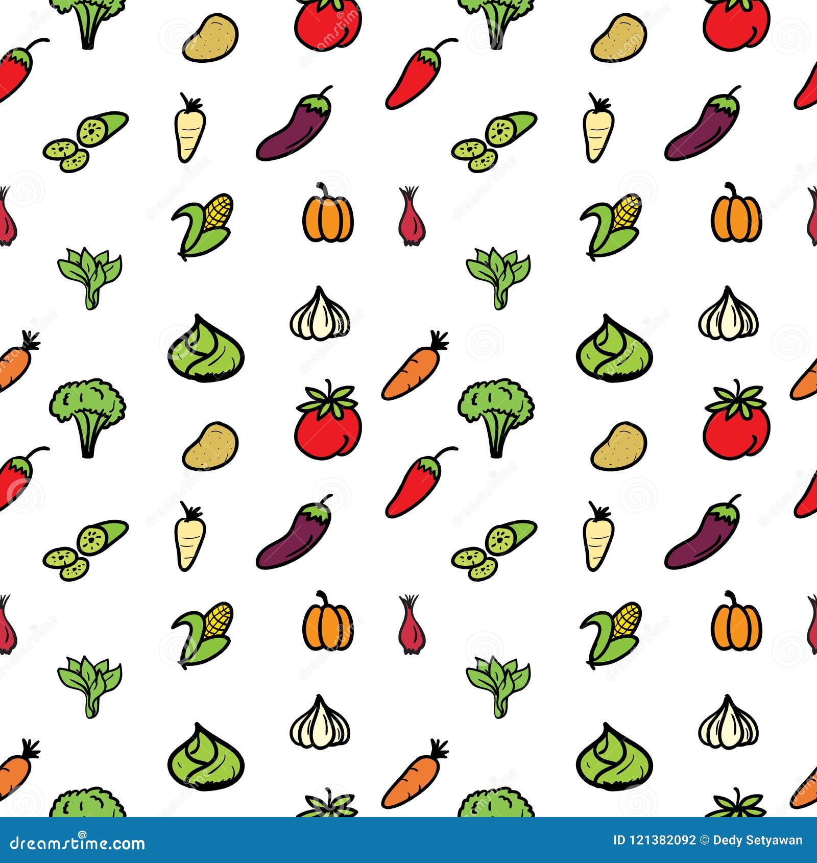 Vegetables pattern design stock vector. Illustration of decorative ...