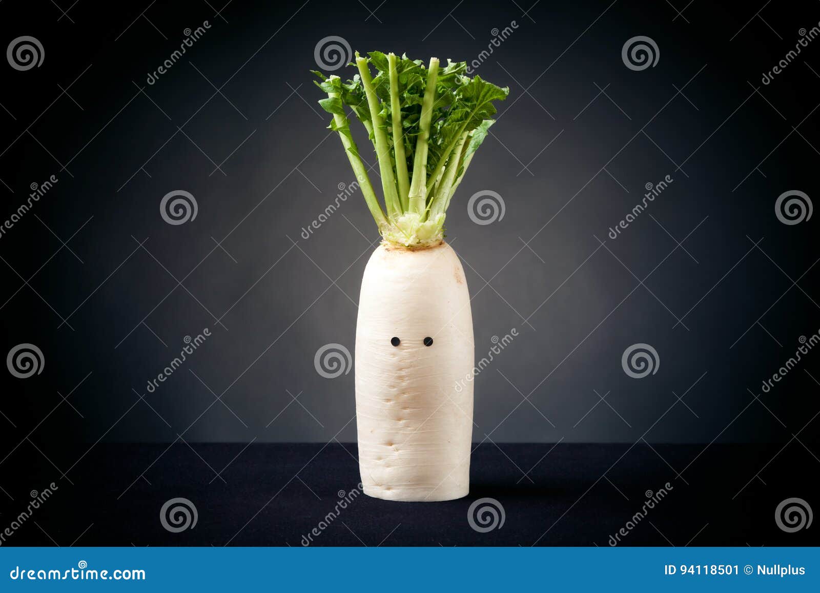 Vegetable with Eyes stock image. Image of character, radish - 94118501