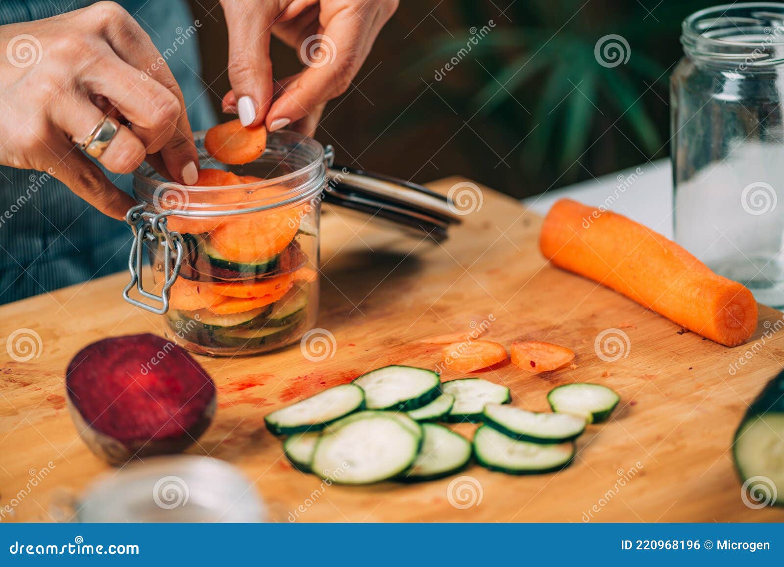 Vegetable Fermentation Process Stock Photo - Image of preservation ...