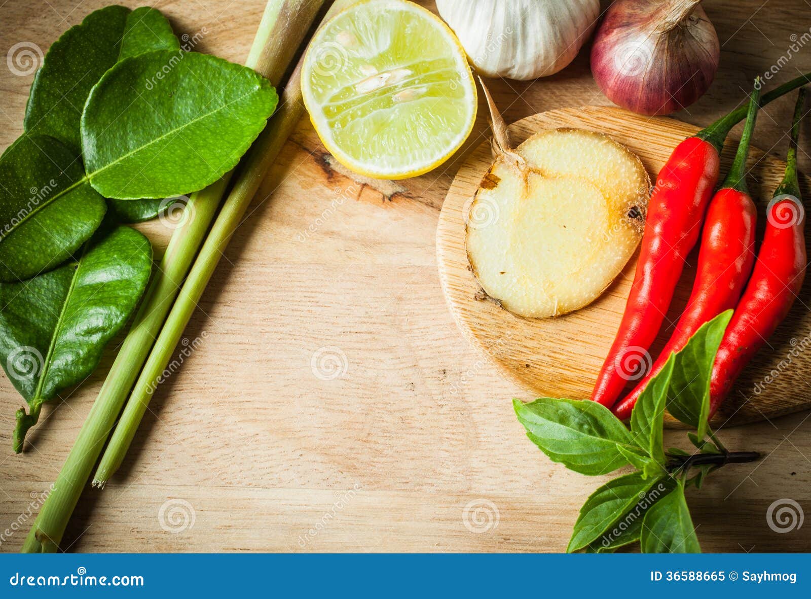 Vegetable of Food for Tom Yum Stock Image - Image of thai, sour: 36588665