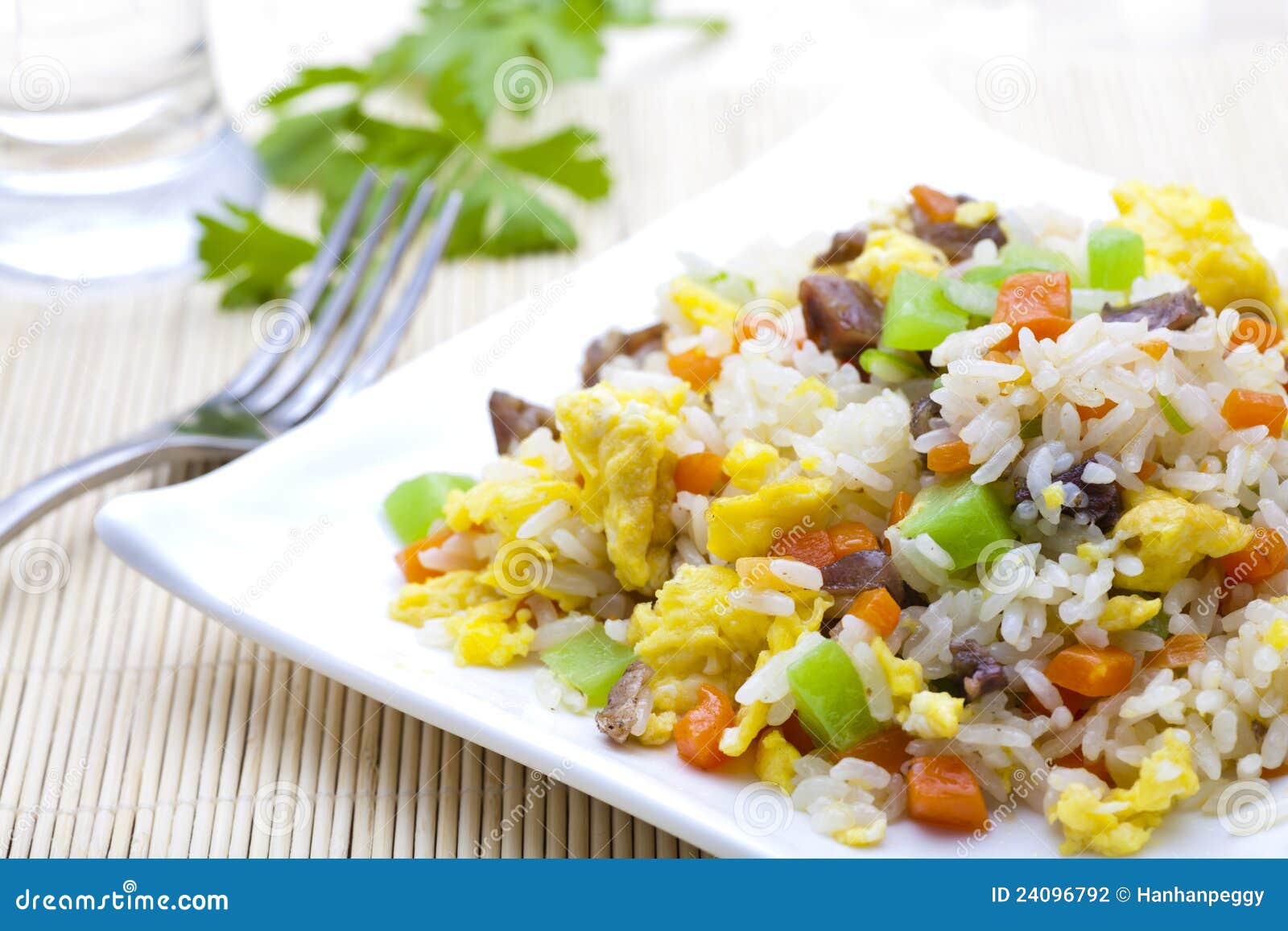 Vegetable fried rice stock photo. Image of healthful - 24096792