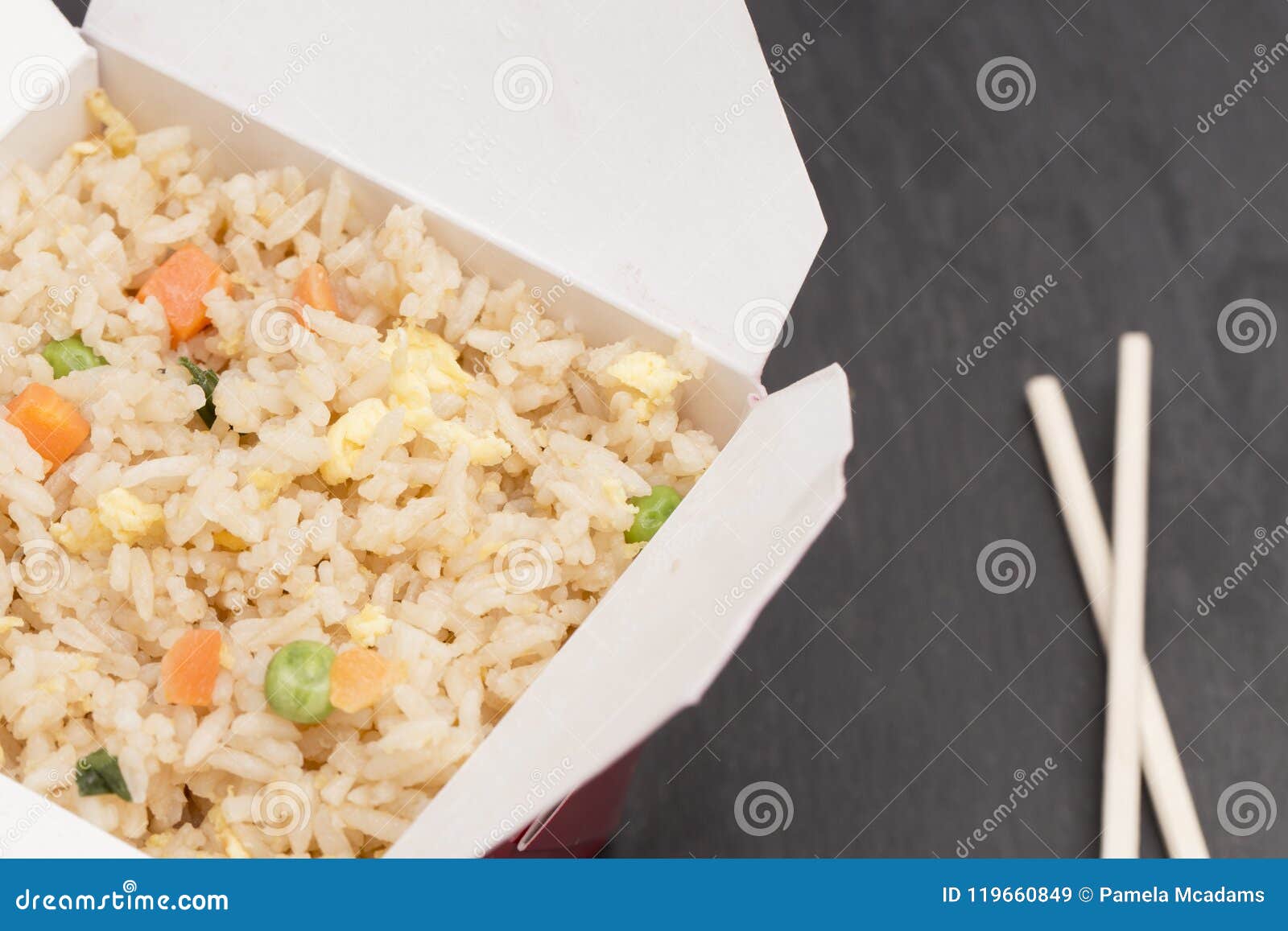 Vegetable Fried Rice stock image. Image of stir, dish - 119660849