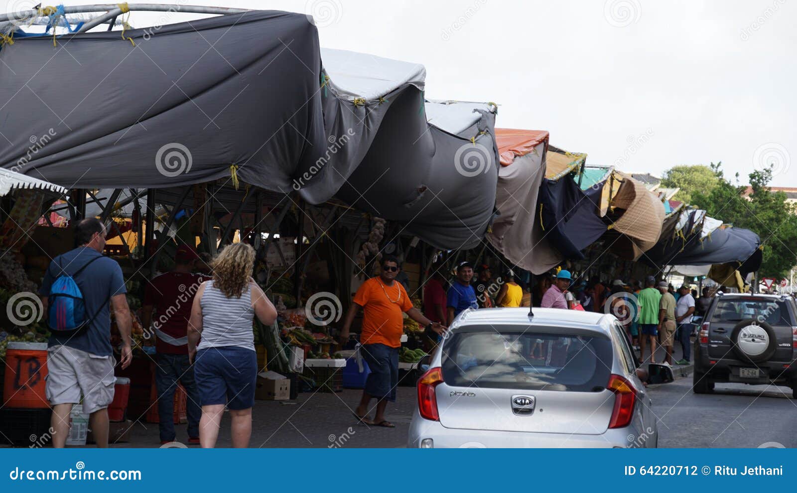 Vegetable and Fruit Market in Curacao Editorial Photography - Image of ...