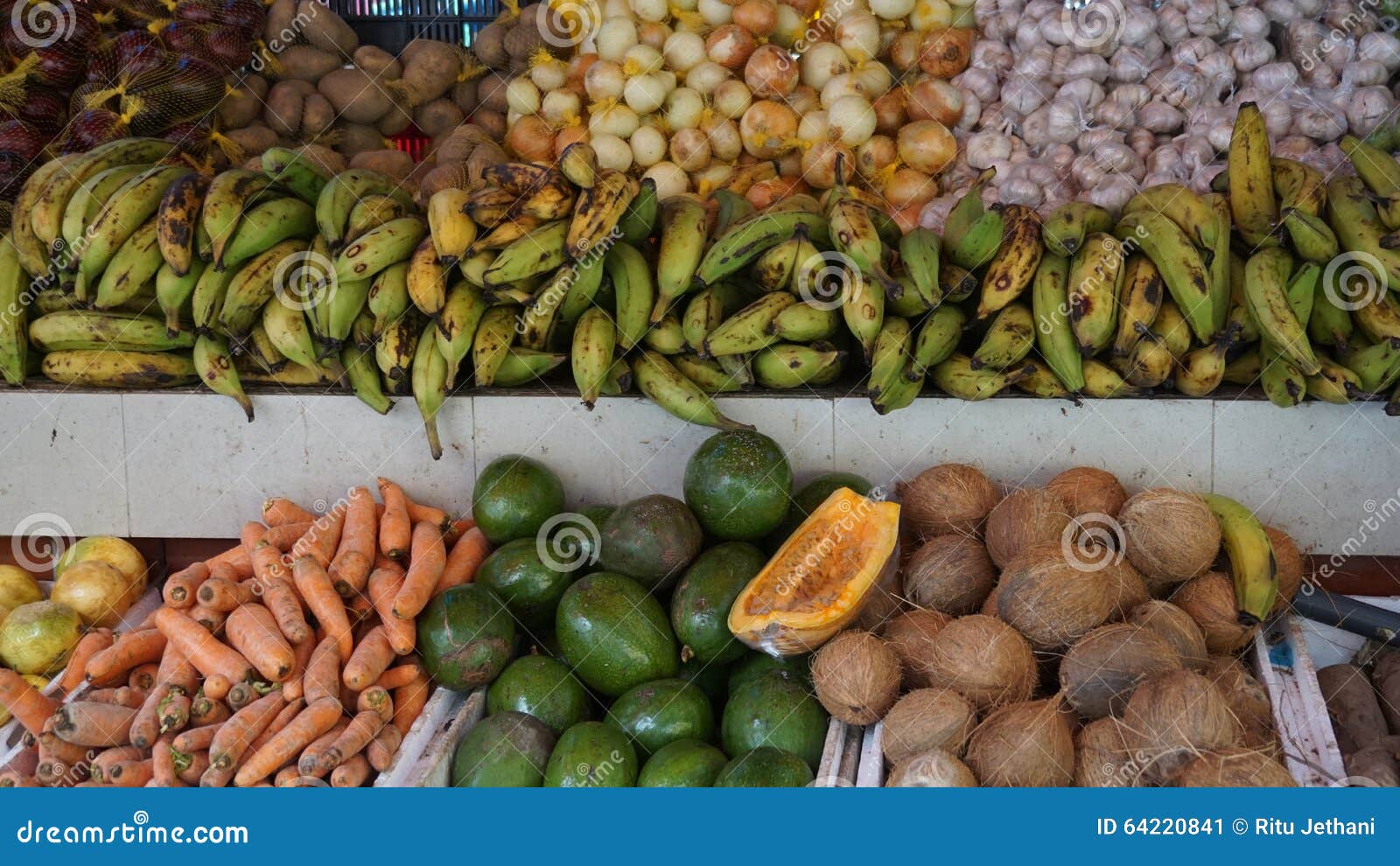 Vegetable and Fruit Market in Curacao Editorial Photo - Image of ...