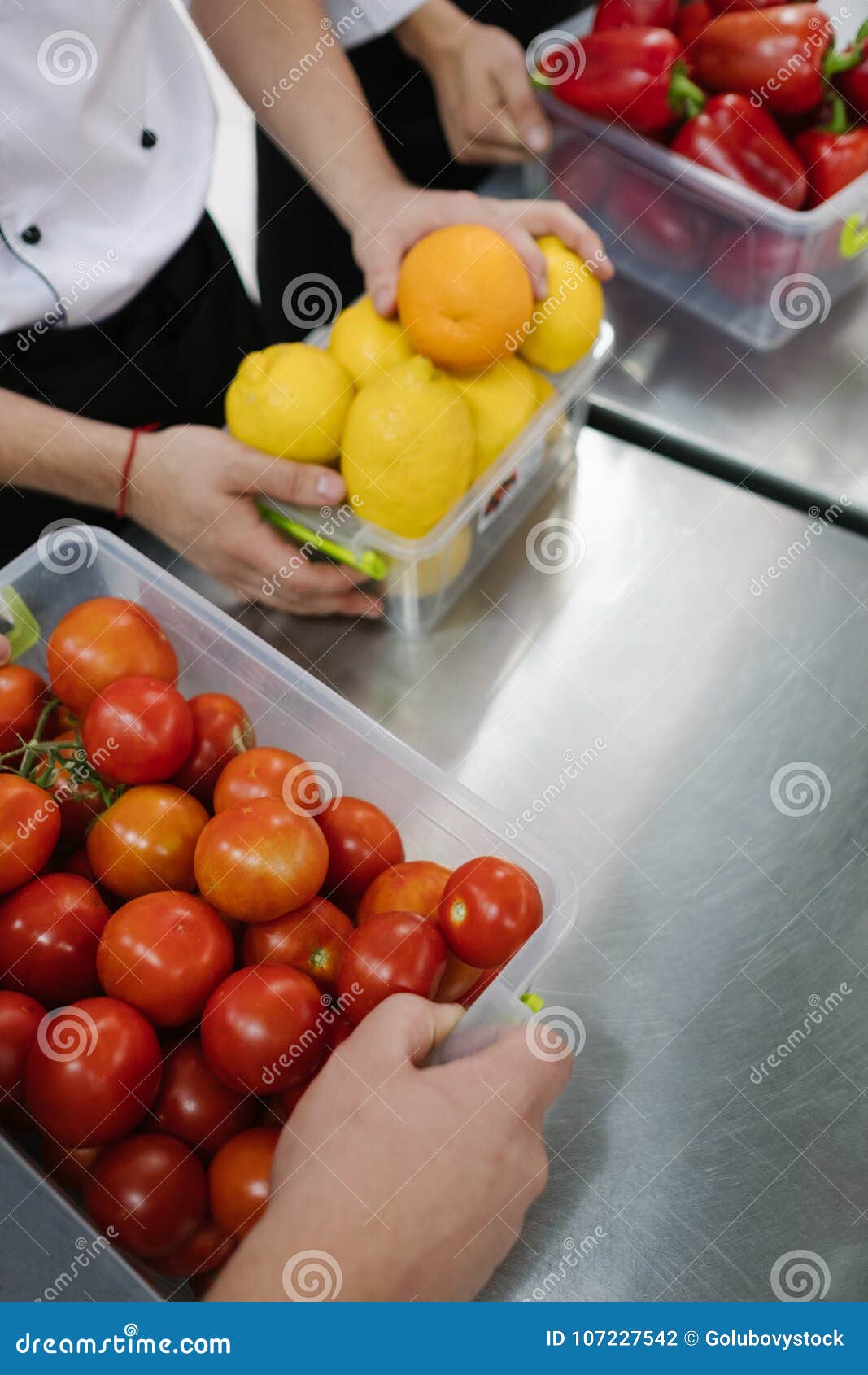 Vegetable Fruit Storage Restaurant Fresh Provision Stock Photo - Image ...