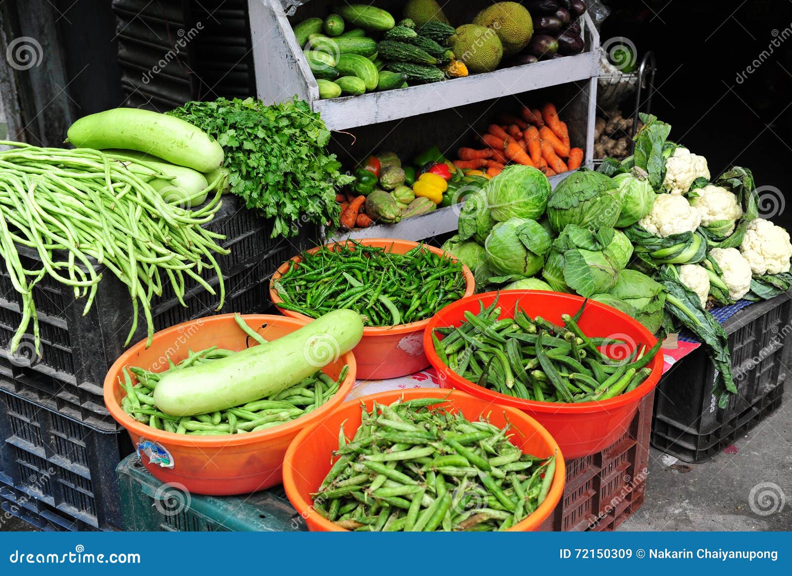 Vegetable and Fruit in the Tradition Shop Stock Image - Image of indian ...