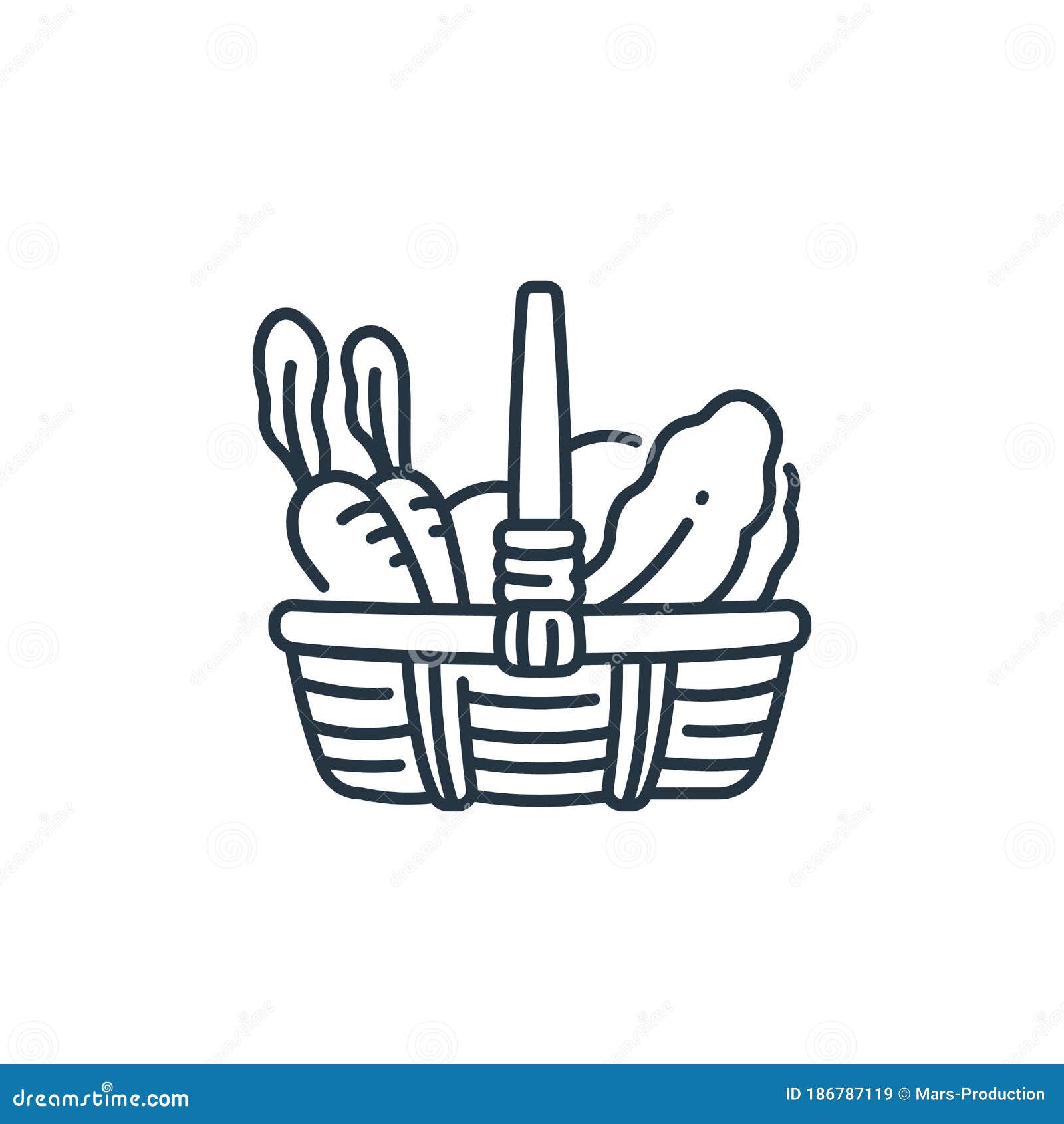 Vegetable Garden Vector Icon. Vegetable Garden Editable Stroke Stock ...