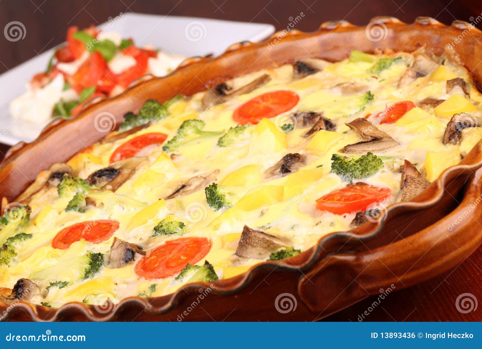 Vegetable gratin stock photo. Image of gratin, meal, cream - 13893436