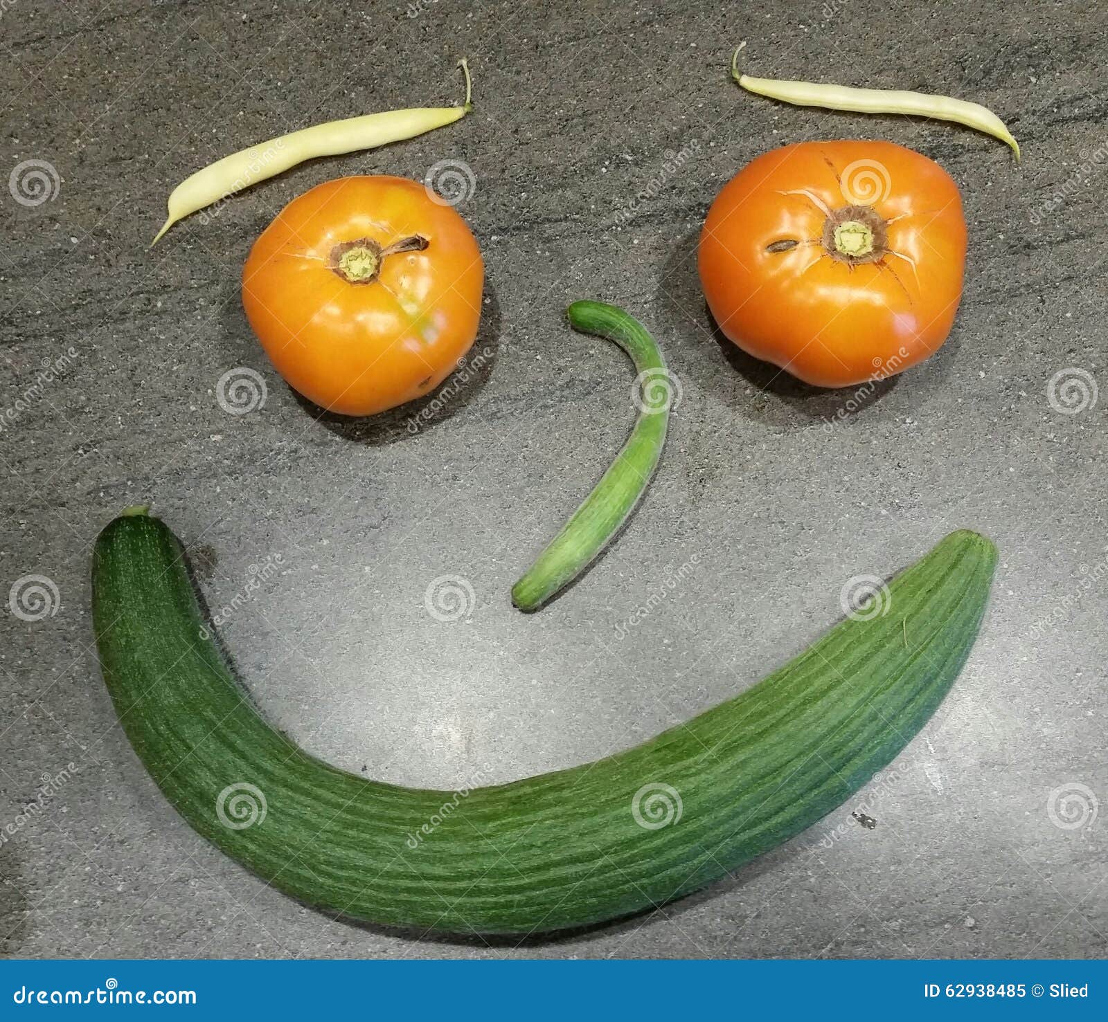 Vegetable Happy Face stock image. Image of smile, green - 62938485