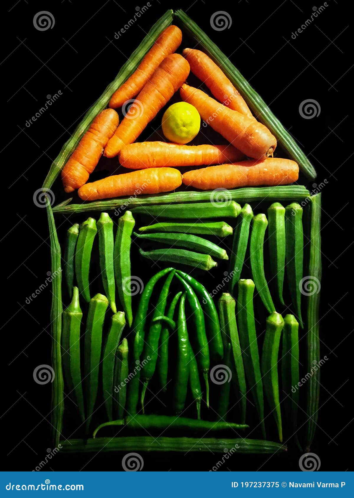 Vegetable House for Food Background Wallpaper Stock Image - Image of ...