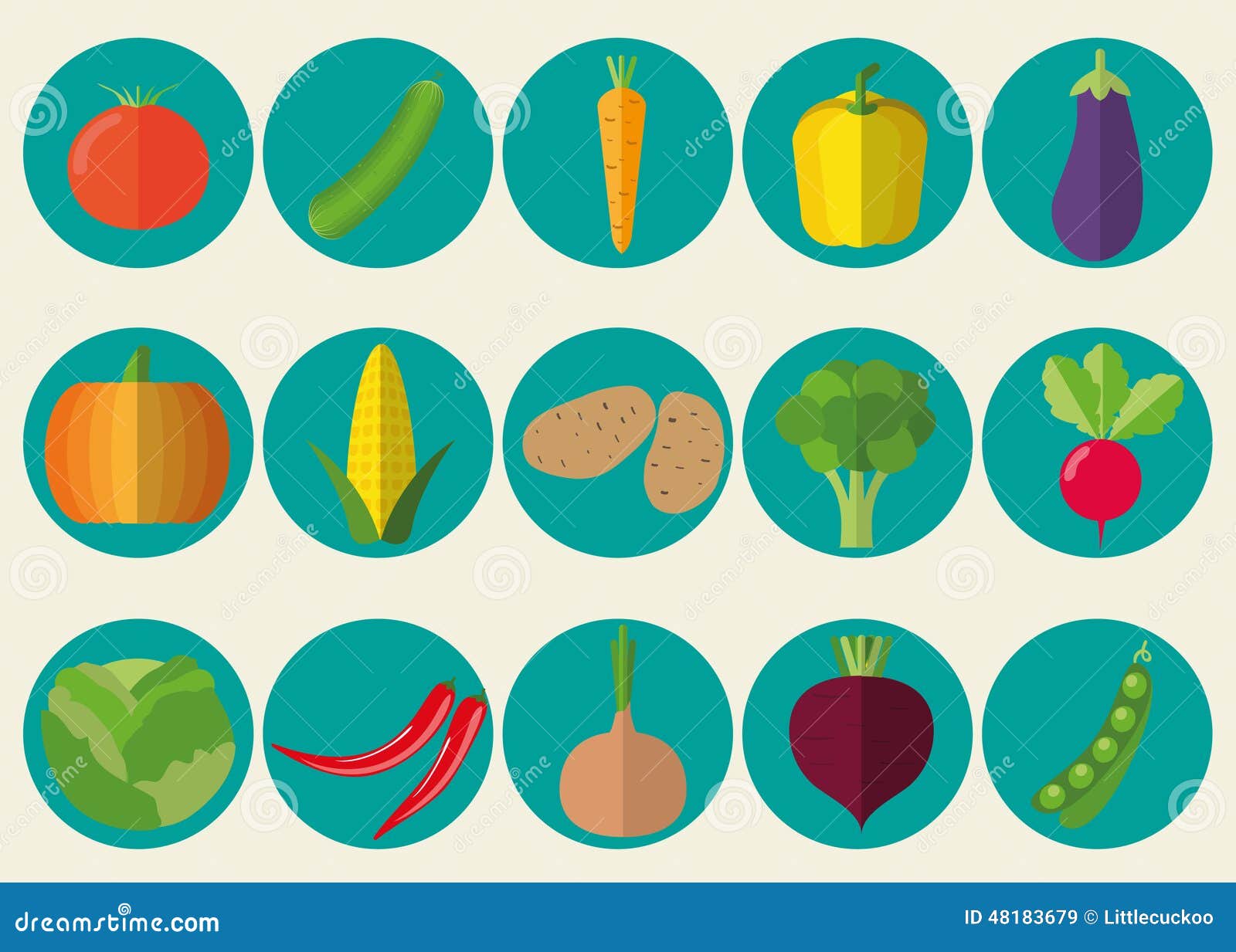 Vegetable Icon Set. the Image of Vegetables Symbol Stock Vector ...