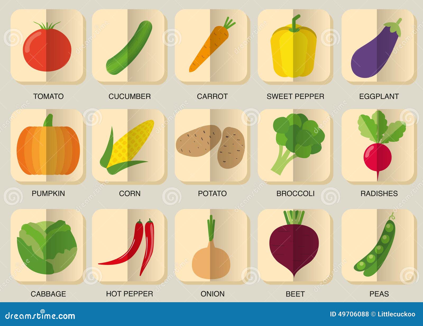 Vegetable Icon Set. the Image of Vegetables Symbol Stock Vector ...