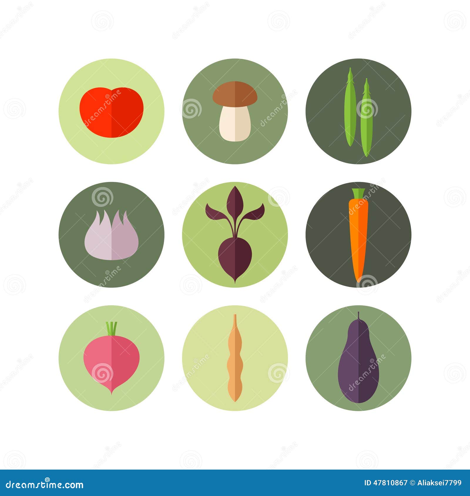 Vegetable. Icon set stock vector. Illustration of computer - 47810867