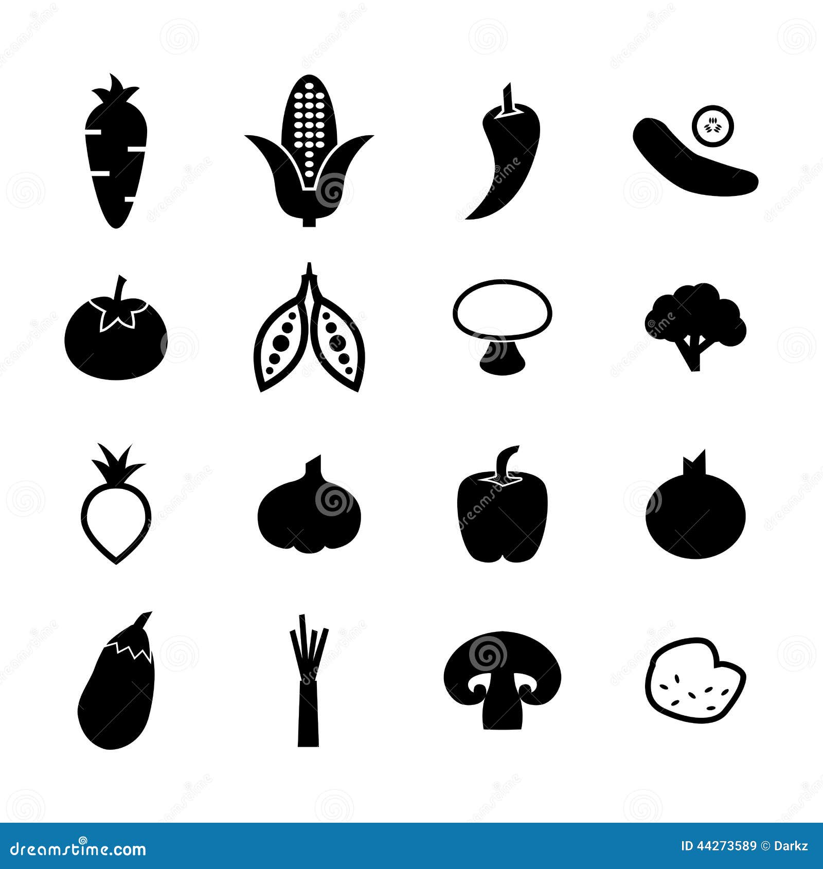 Vegetable Icon stock illustration. Illustration of cabinet - 44273589