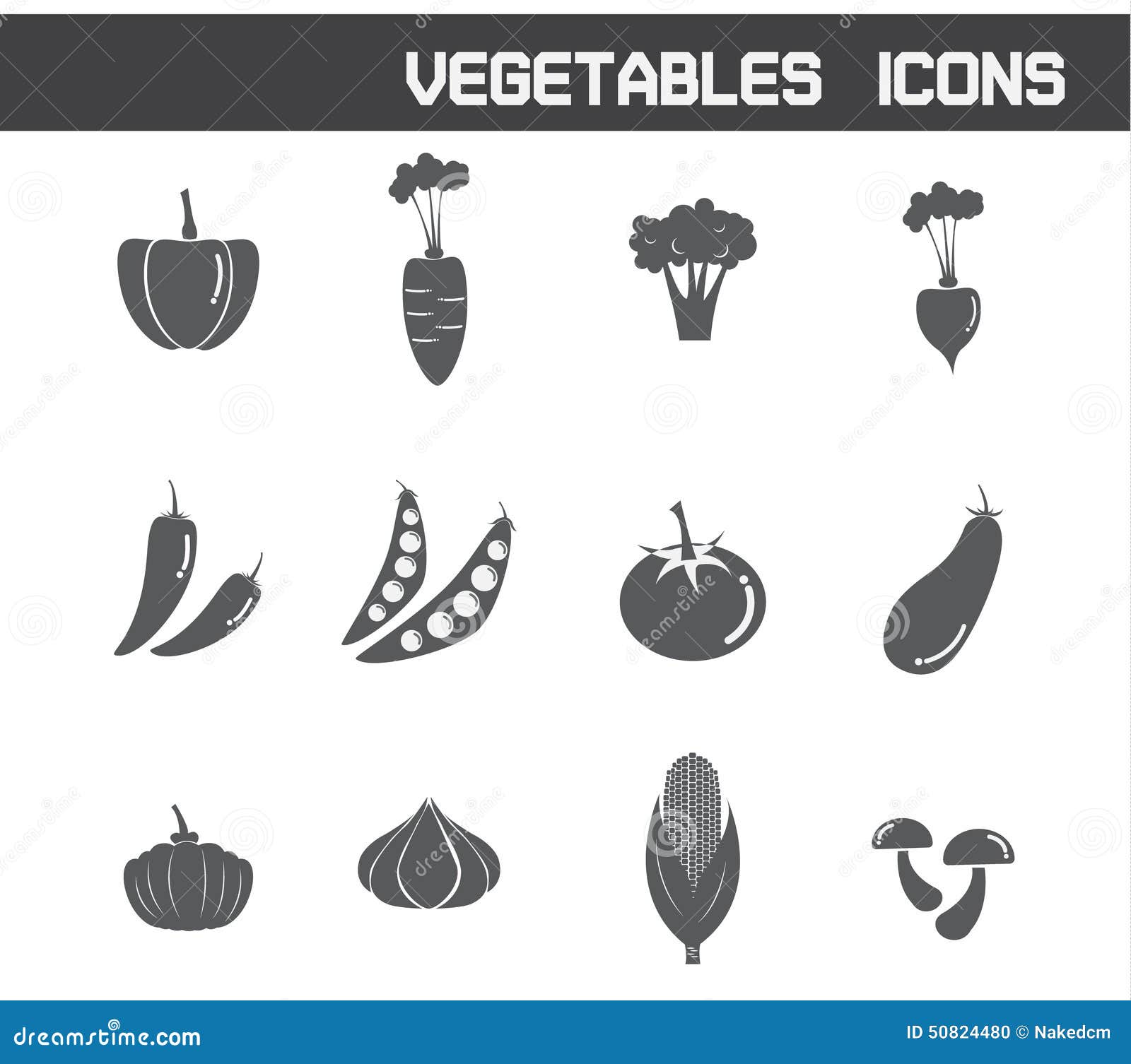 Vegetable icon vector stock vector. Illustration of pepper - 50824480