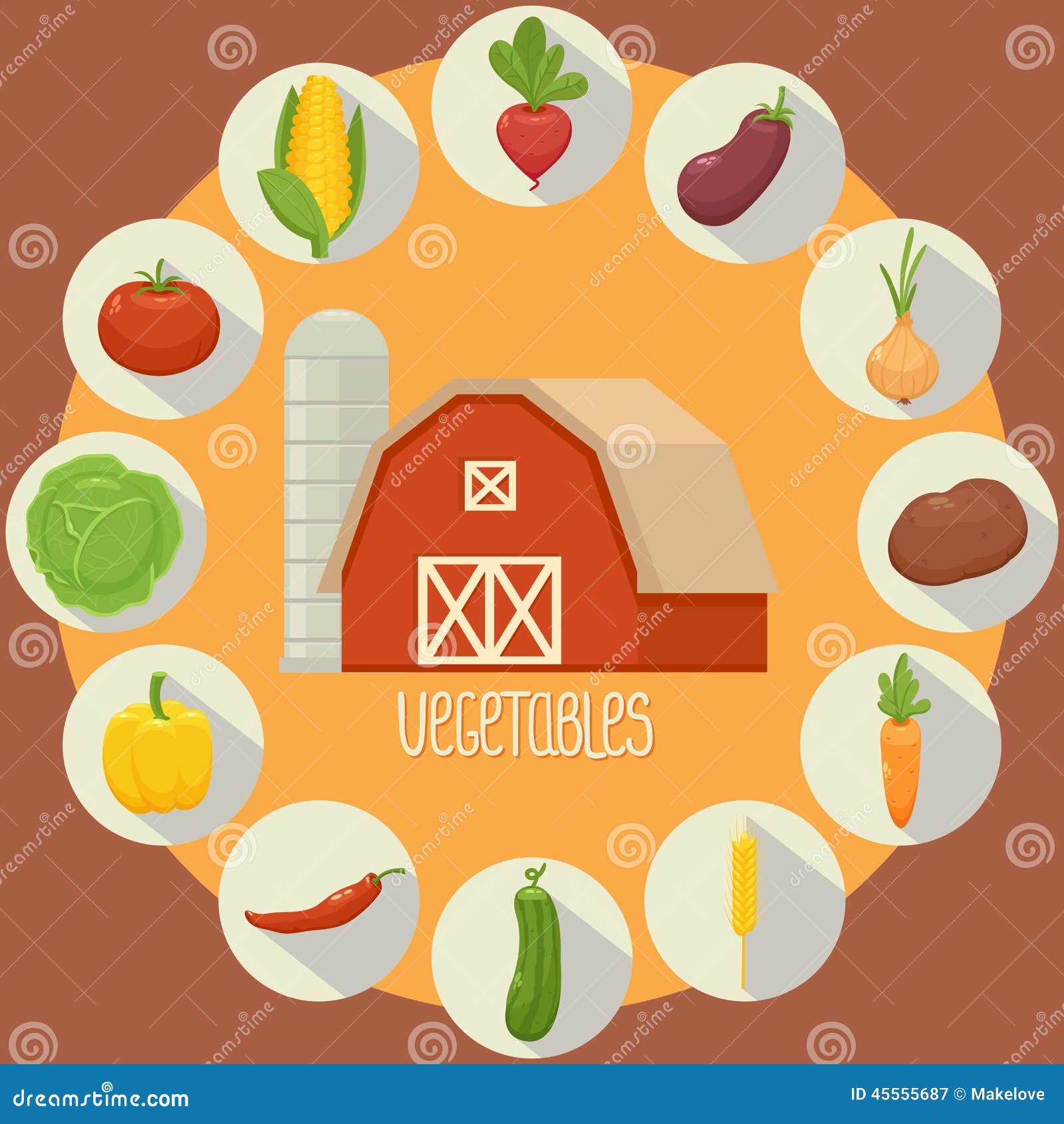 Vegetable icons collection stock vector. Illustration of vegetable ...