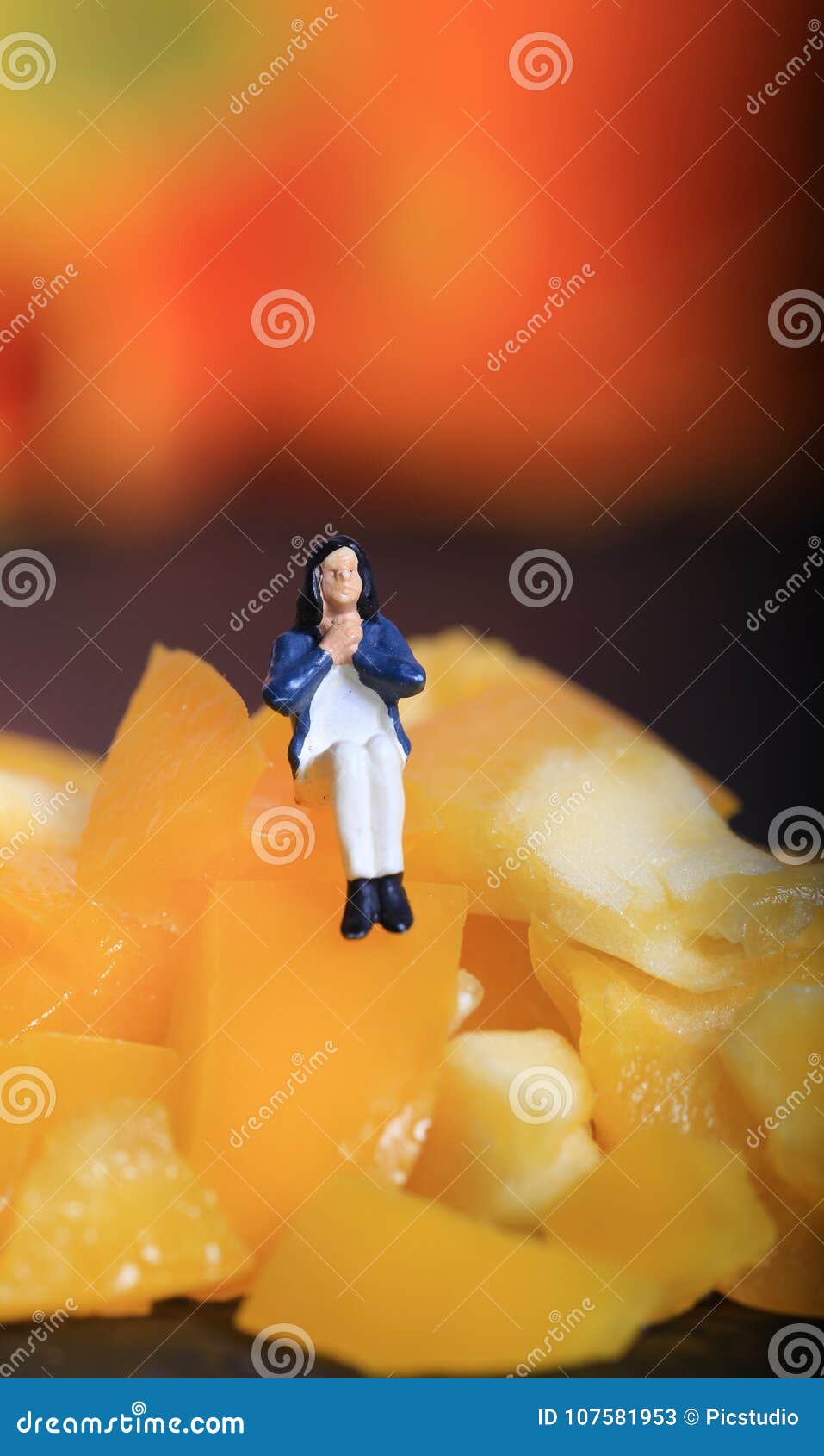 Vegetable inspector stock image. Image of figurine, closeup - 107581953