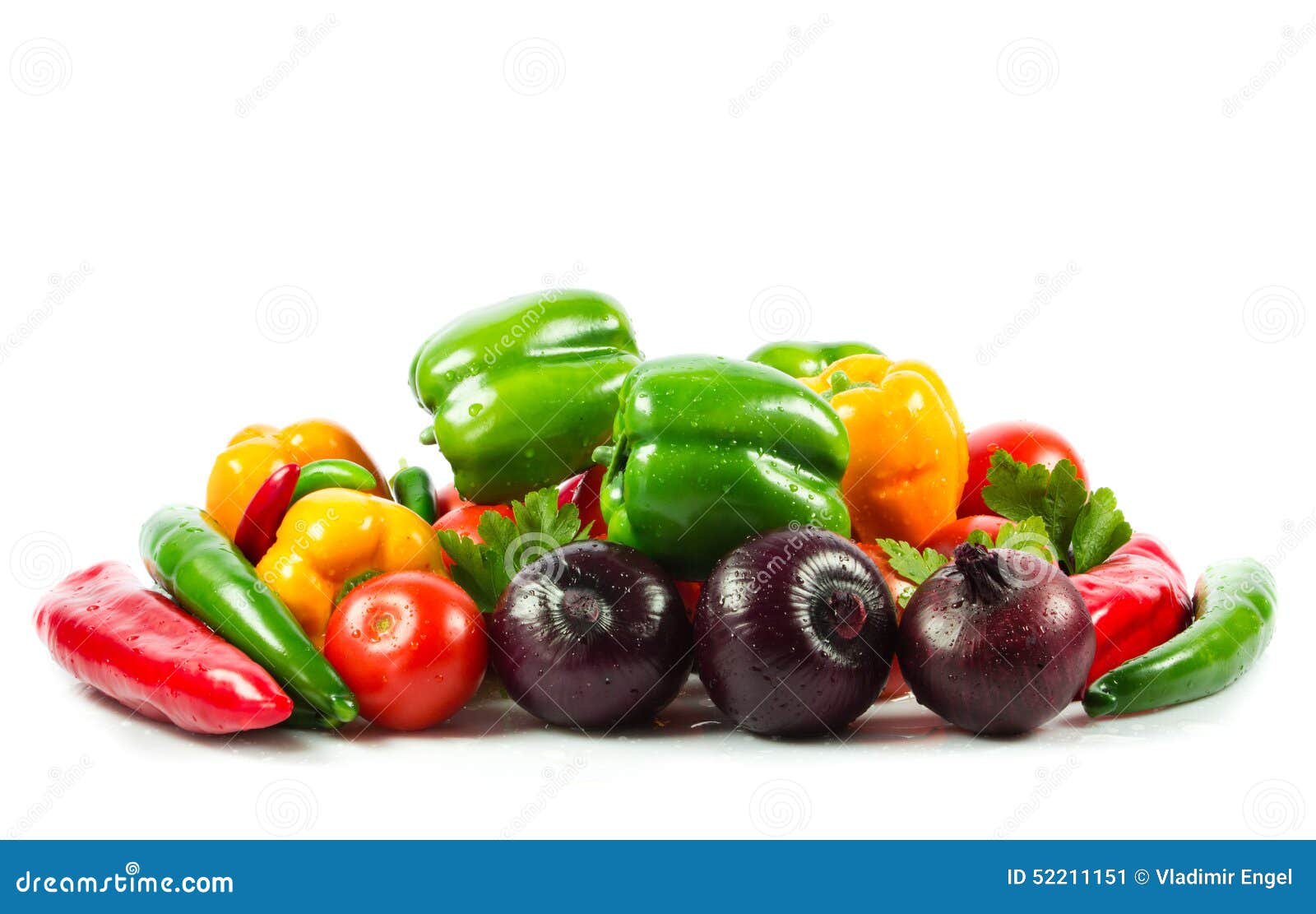 Vegetable on Isolated White Background Food Vegetable Stock Image ...