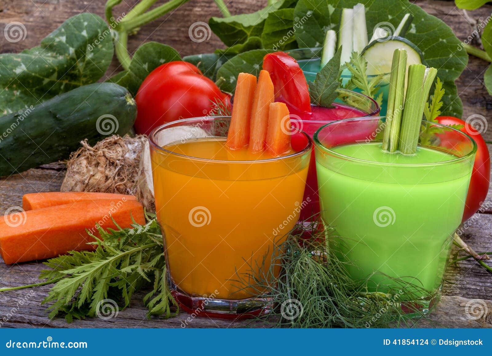 Vegetable juices stock photo. Image of drink, leaf, orange - 41854124