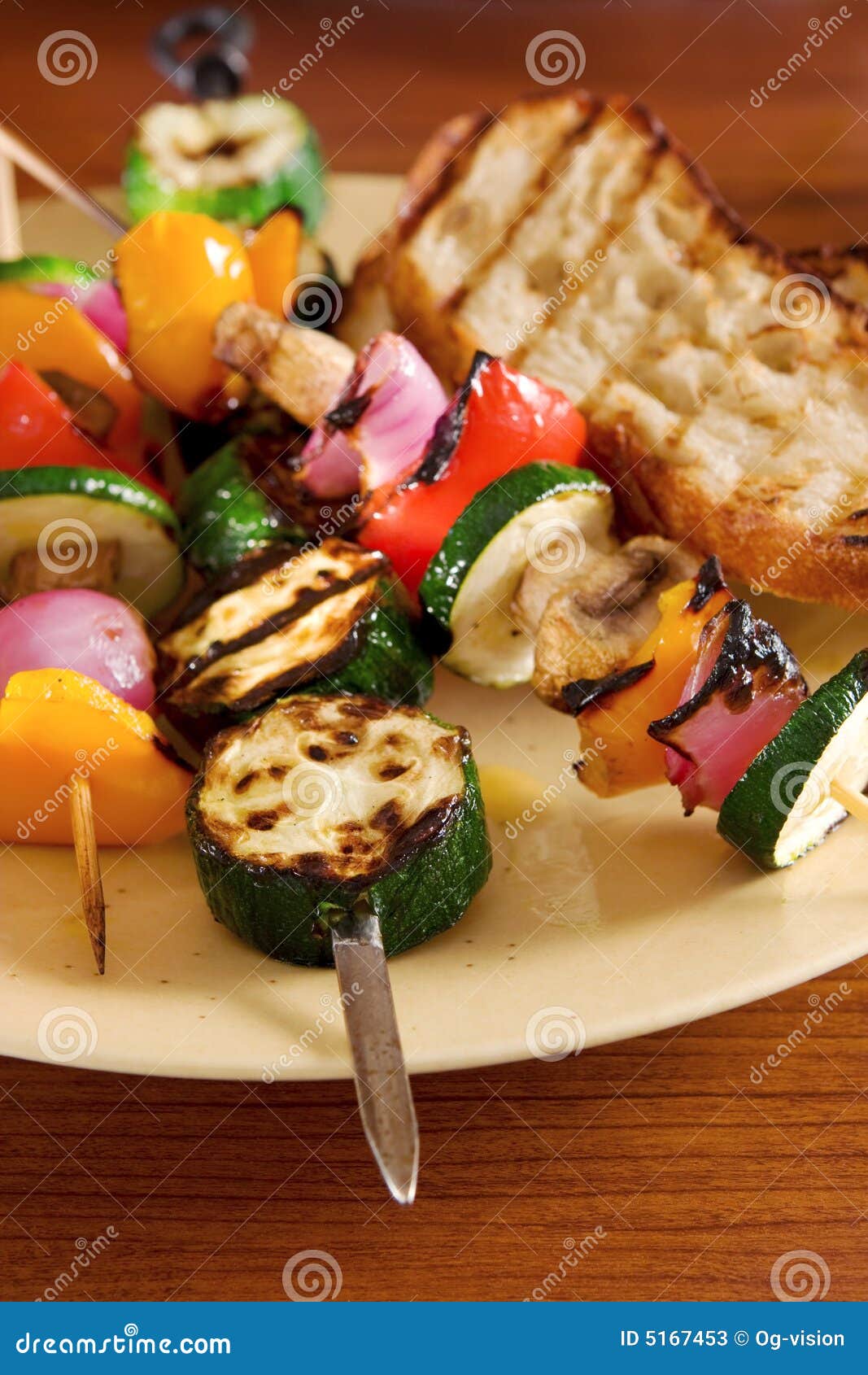 Vegetable kebabs stock image. Image of fresh, food, summer - 5167453