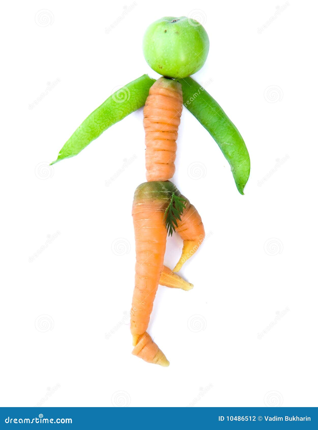 Vegetable man stock photo. Image of green, fennel, background - 10486512