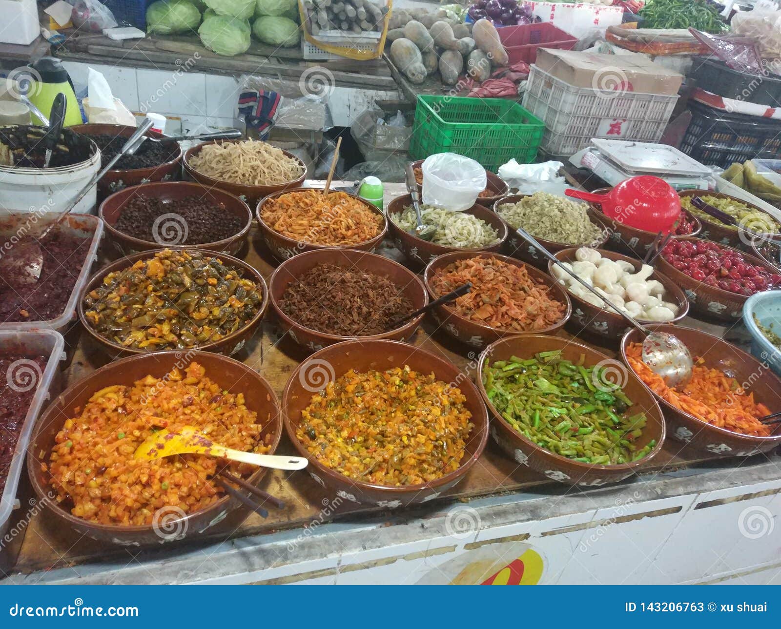 Vegetable market stock image. Image of chongqing, market - 143206763