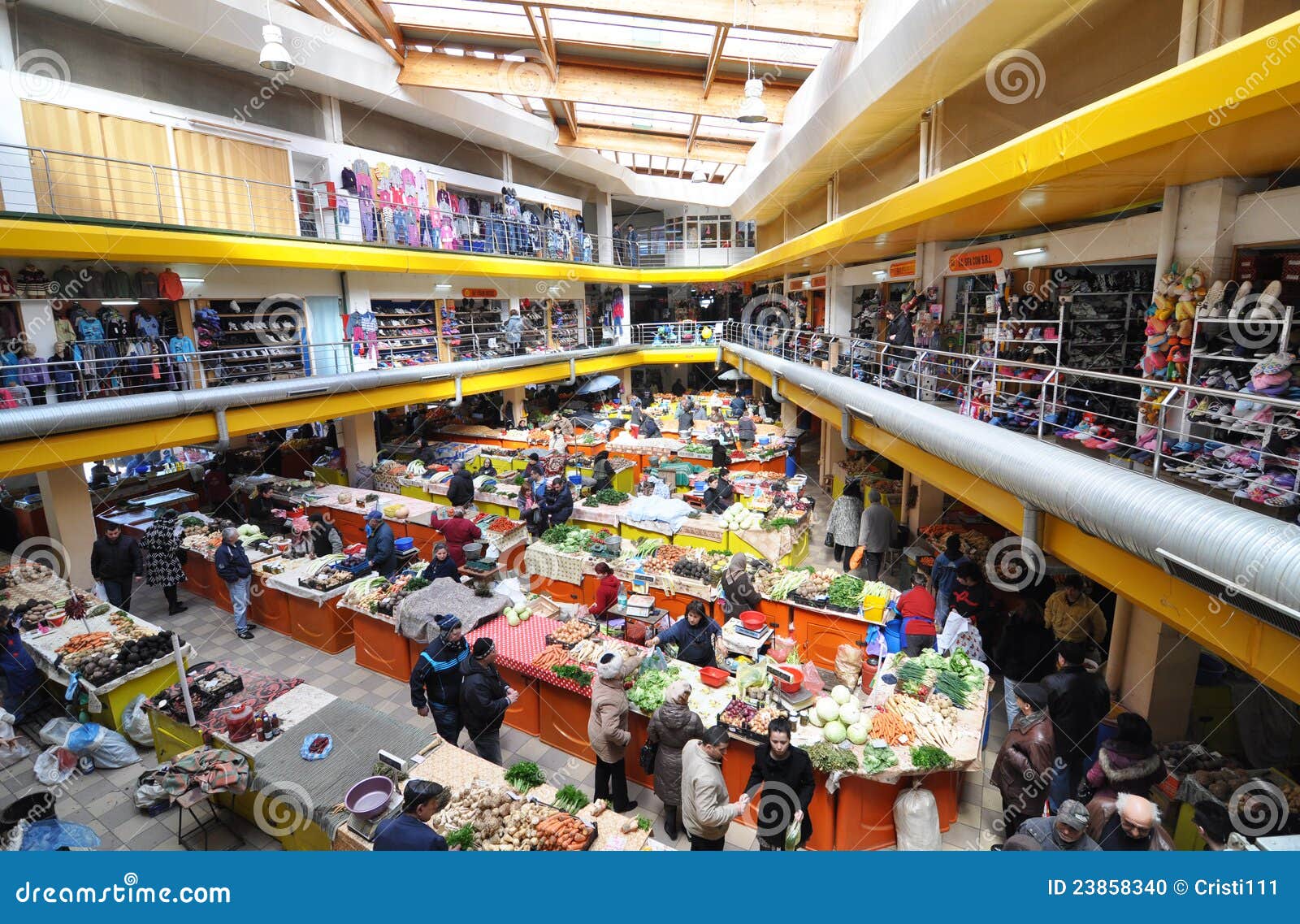 Vegetable market hall editorial image. Image of celery - 23858340