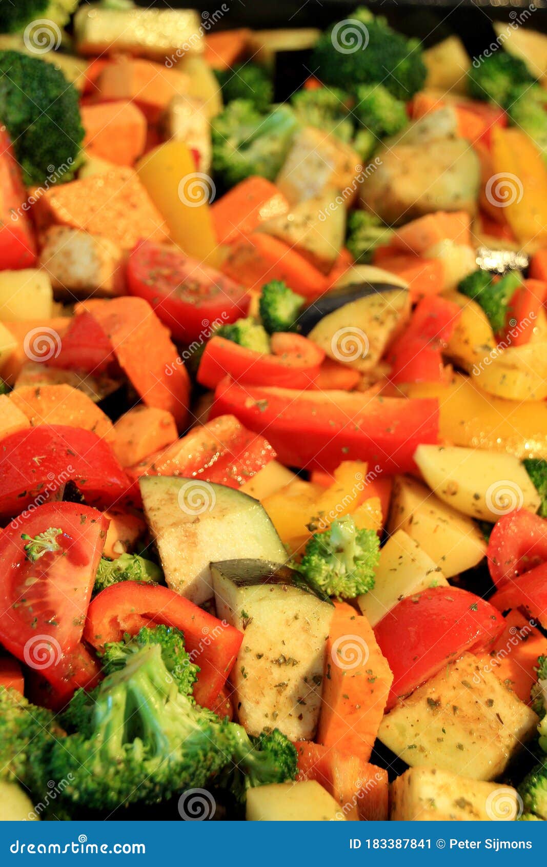 Vegetable Meal Colorful. Vegetarian Stock Image - Image of dish ...