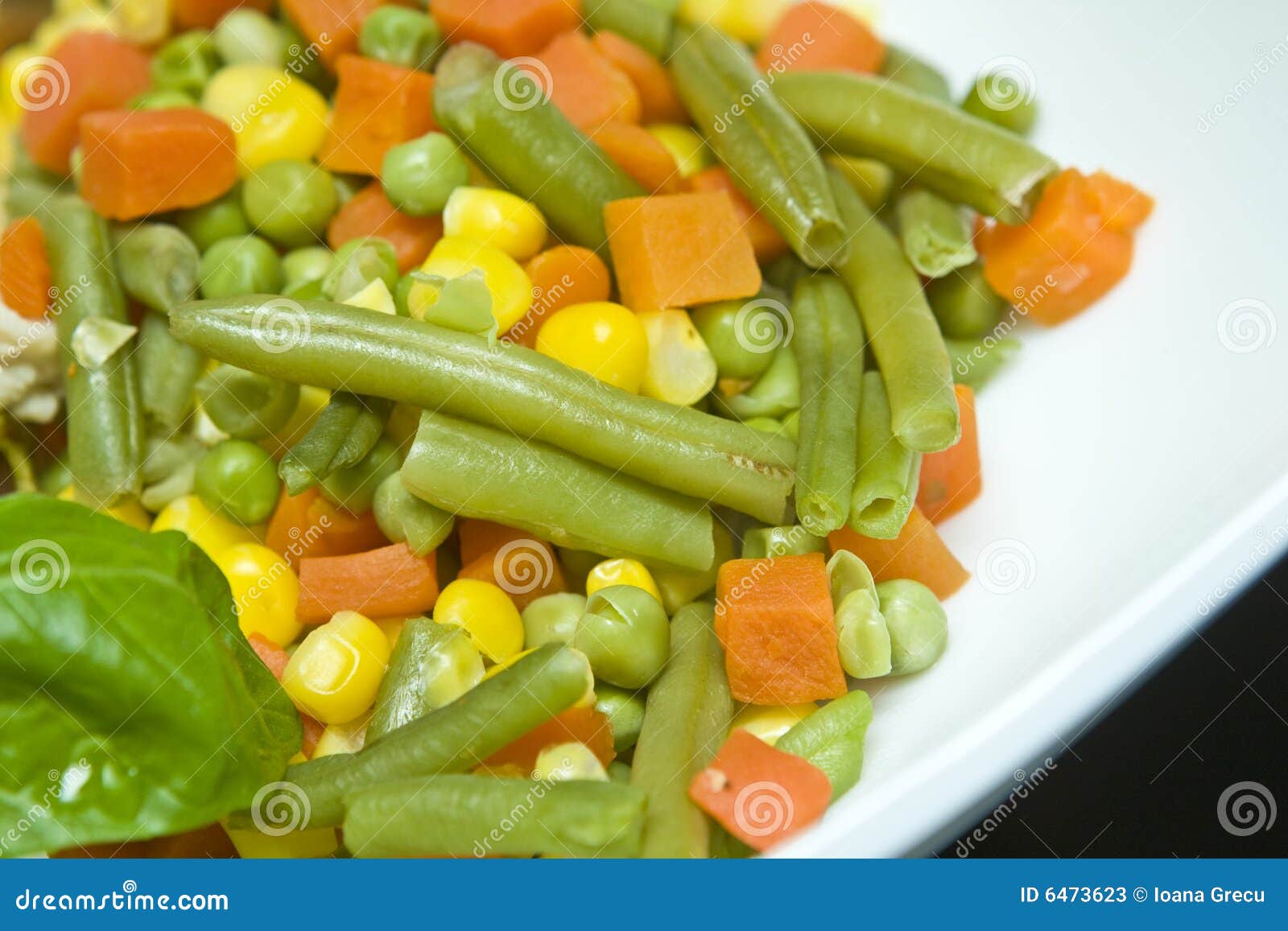 Vegetable mix meal stock image. Image of beans, dish, healthy - 6473623