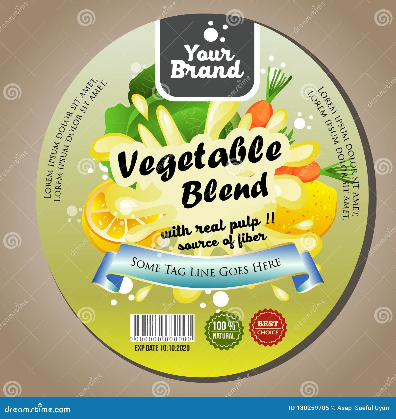 Vegetable Mixed Label Sticker Stock Vector - Illustration of autumn ...