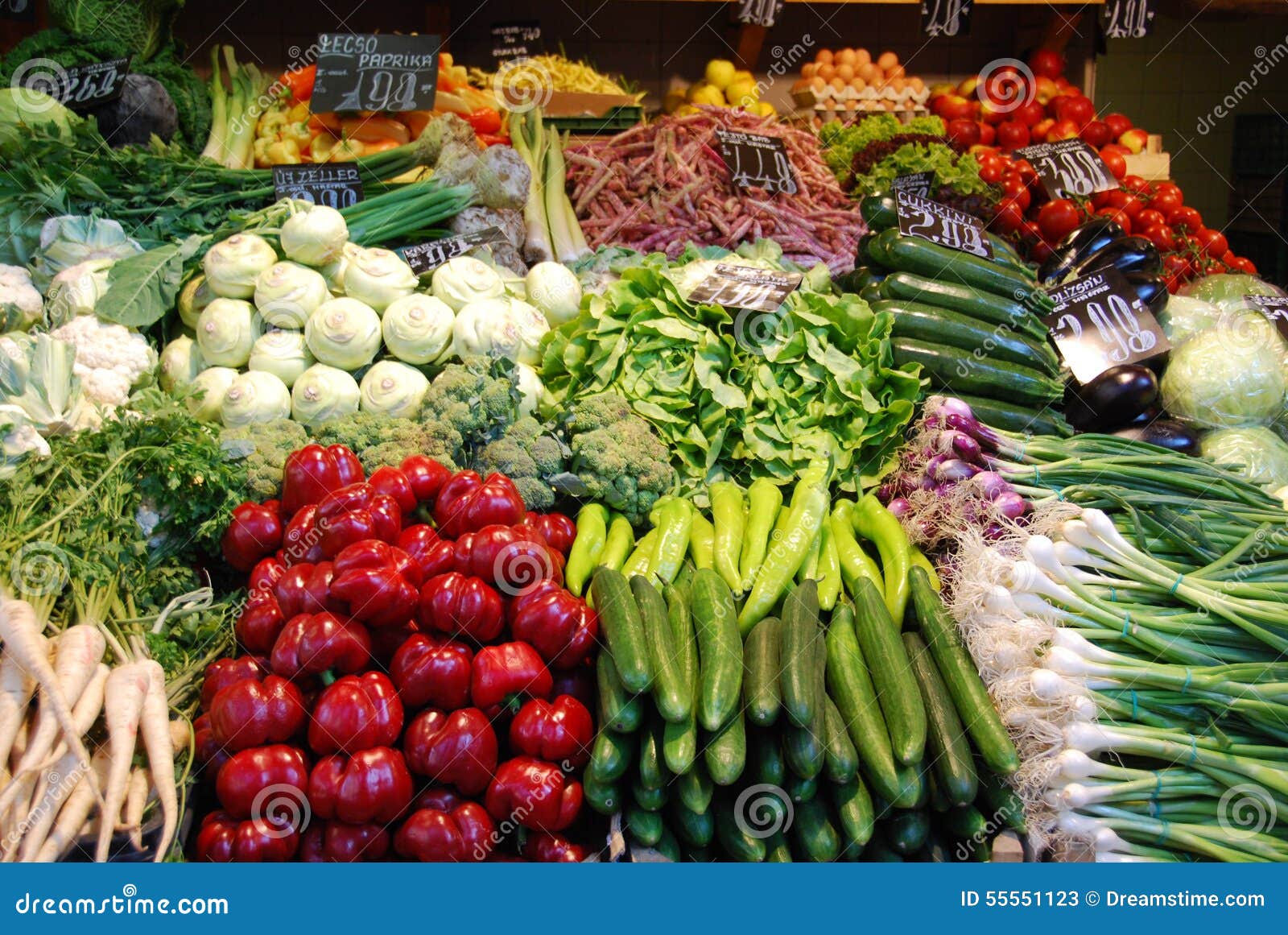 Vegetable stock image. Image of pepper, salad, sorts - 55551123