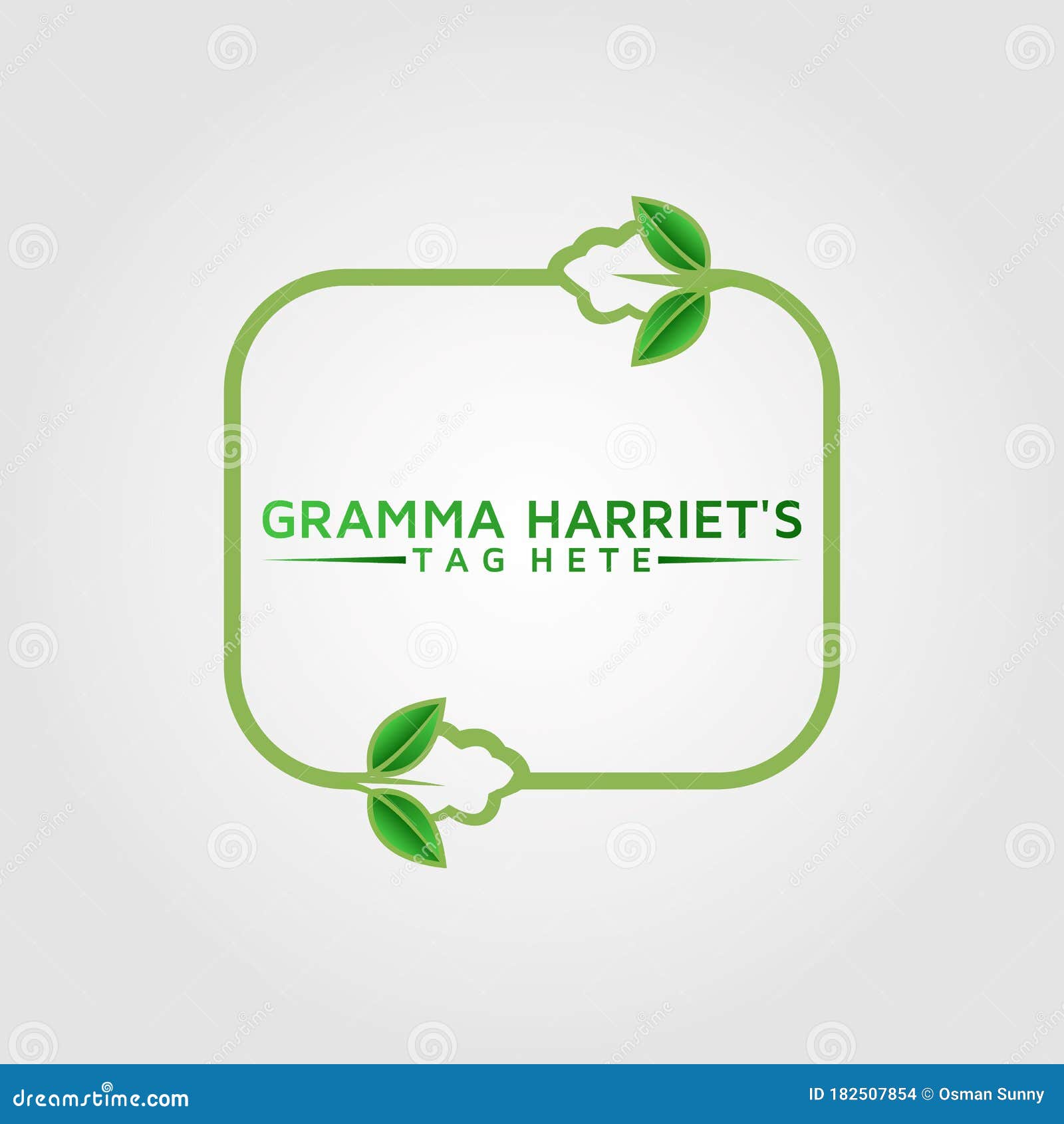 Vegetable Natural Green Organic Logo Design Stock Vector - Illustration ...