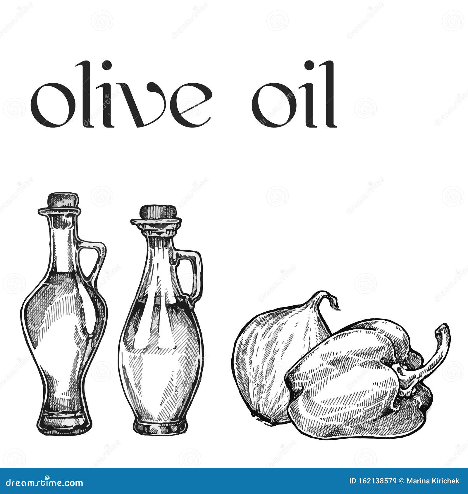 Vegetable Oil Assorted Bottles Set. Olive, Sunflower, Soybean Vector ...