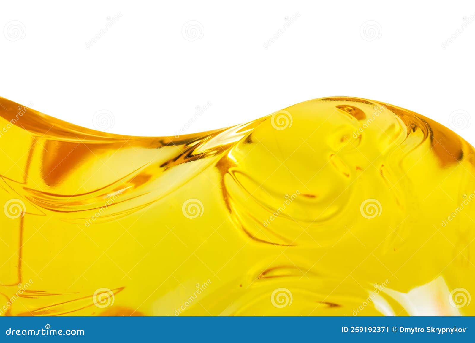 Vegetable Oil Background on White Background Close Up Stock Image ...