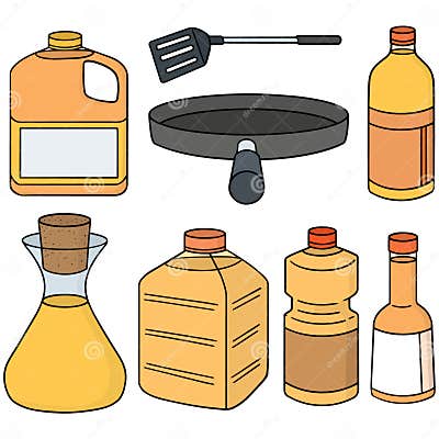 Vegetable oil stock vector. Illustration of collection - 75336856