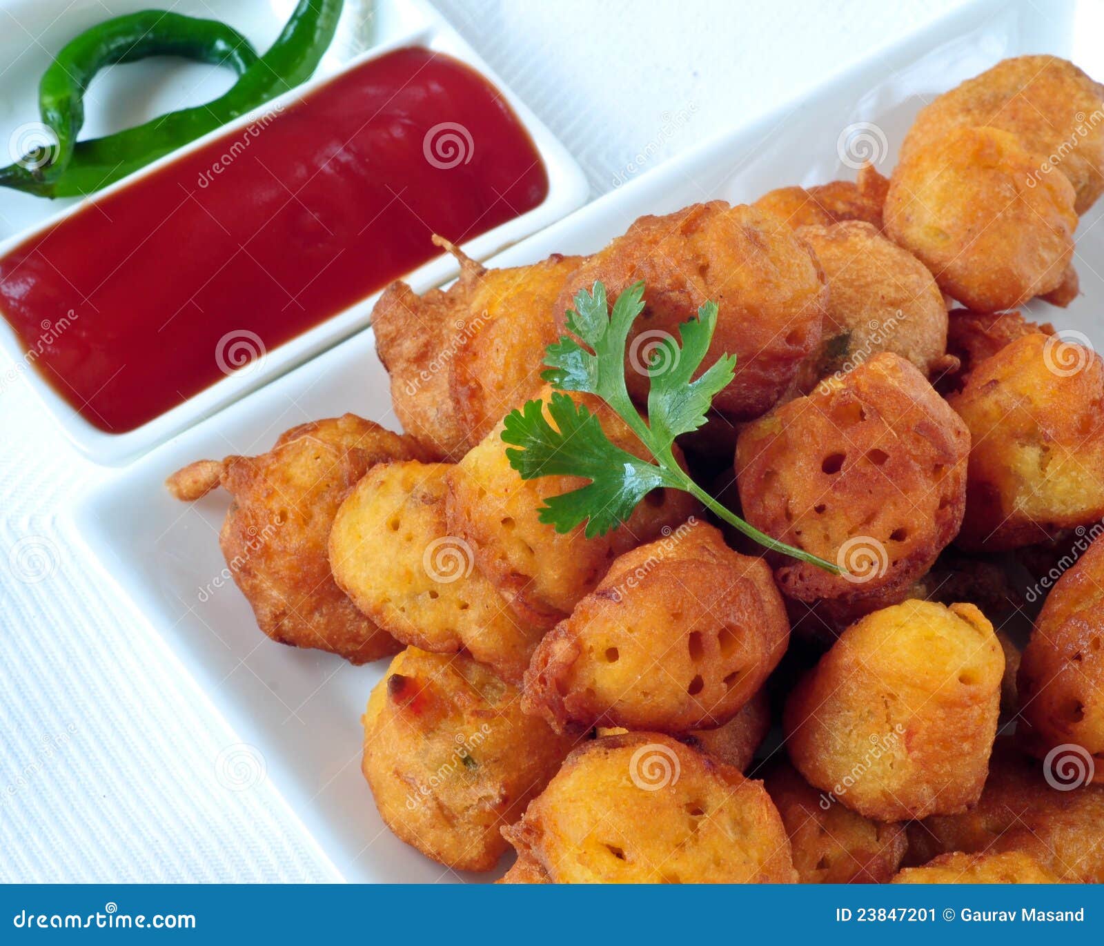 Vegetable Pakora stock image. Image of pakora, appetizer - 23847201