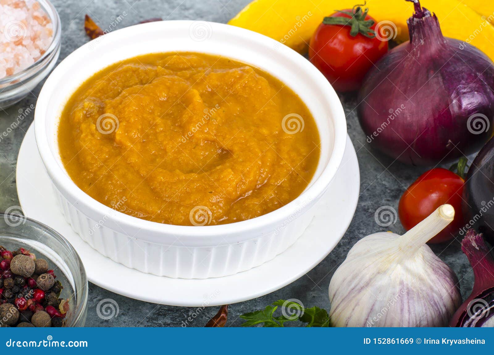 Vegetable Paste, Caviar from Chopped Vegetables Stock Image - Image of ...