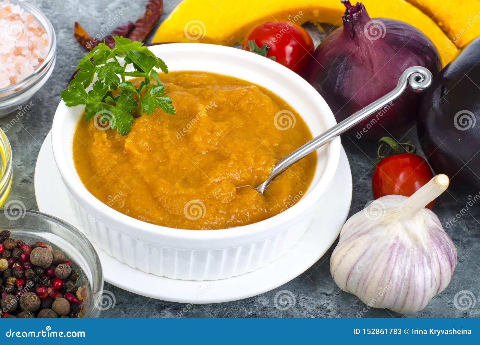Vegetable Paste, Caviar from Chopped Vegetables Stock Image - Image of ...