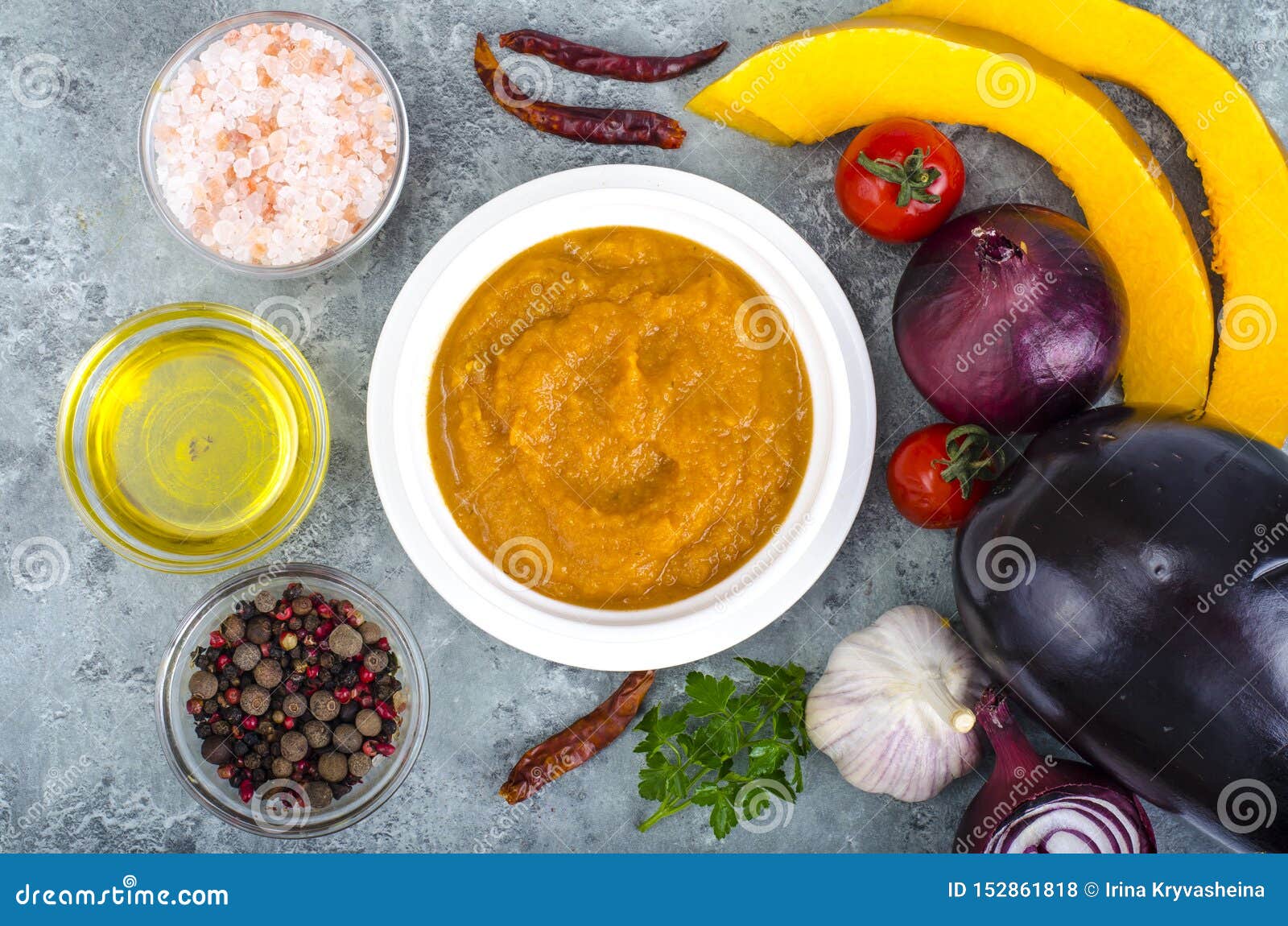 Vegetable Paste, Caviar from Chopped Vegetables Stock Photo - Image of ...