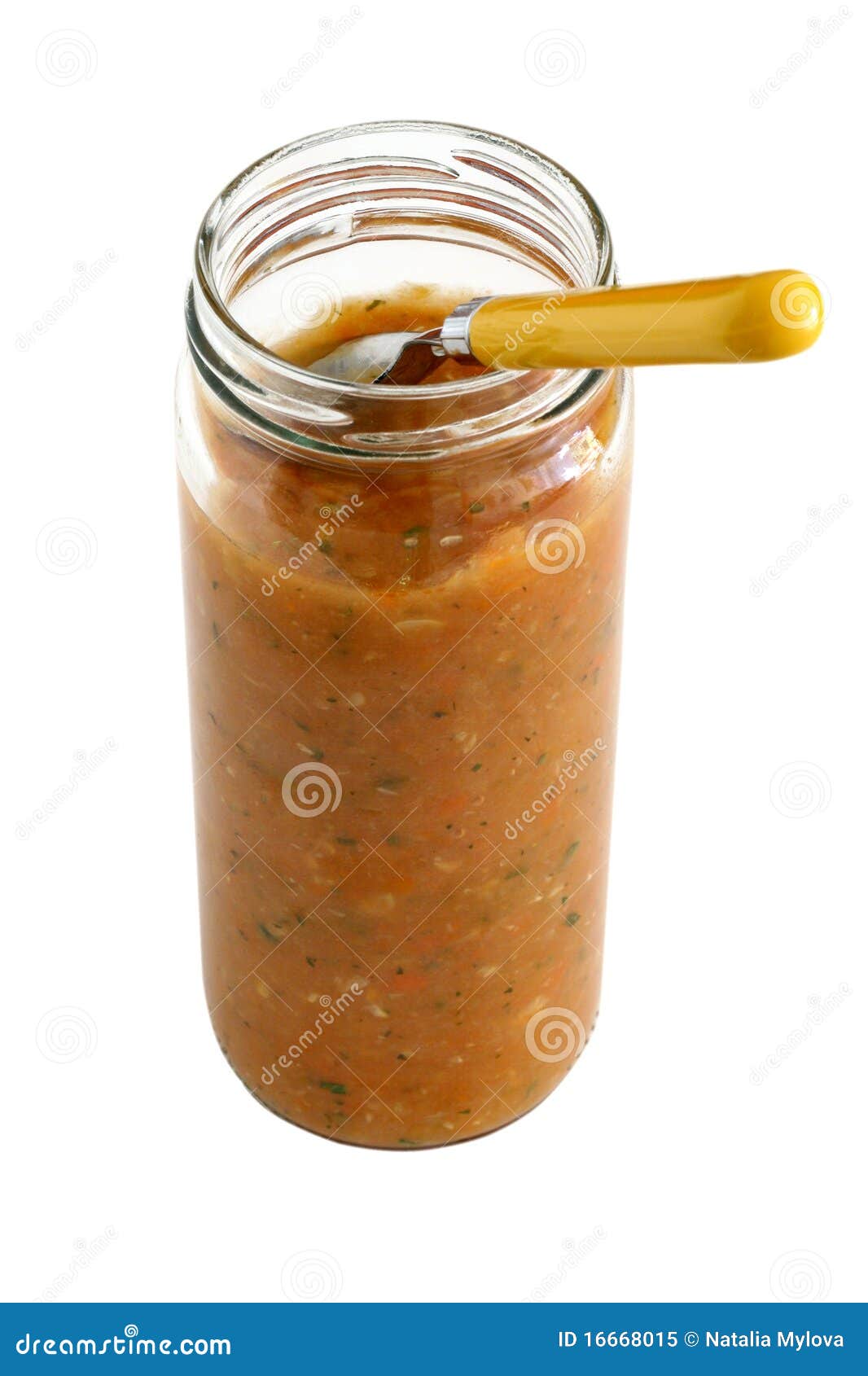 Vegetable paste in a pot stock image. Image of breakfast - 16668015