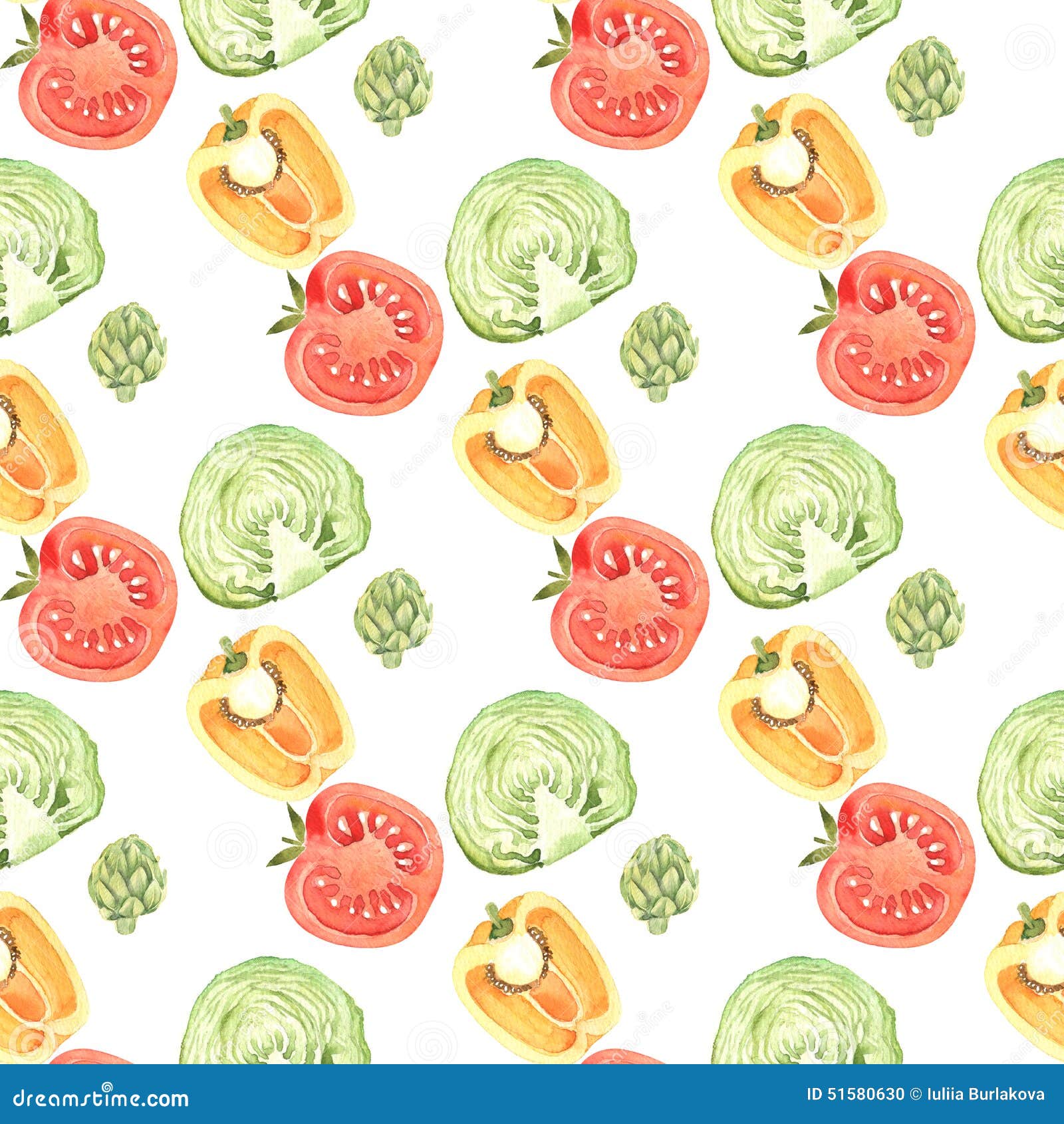 Vegetable pattern stock illustration. Illustration of cabbage - 51580630