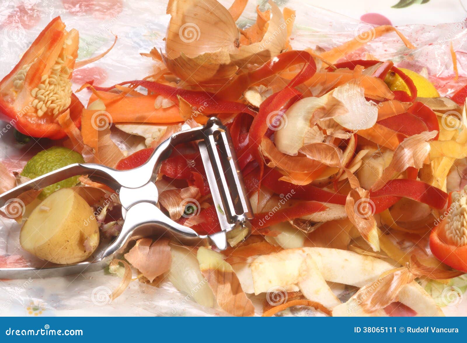 Vegetable Peels stock image. Image of leftovers, potatoes - 38065111
