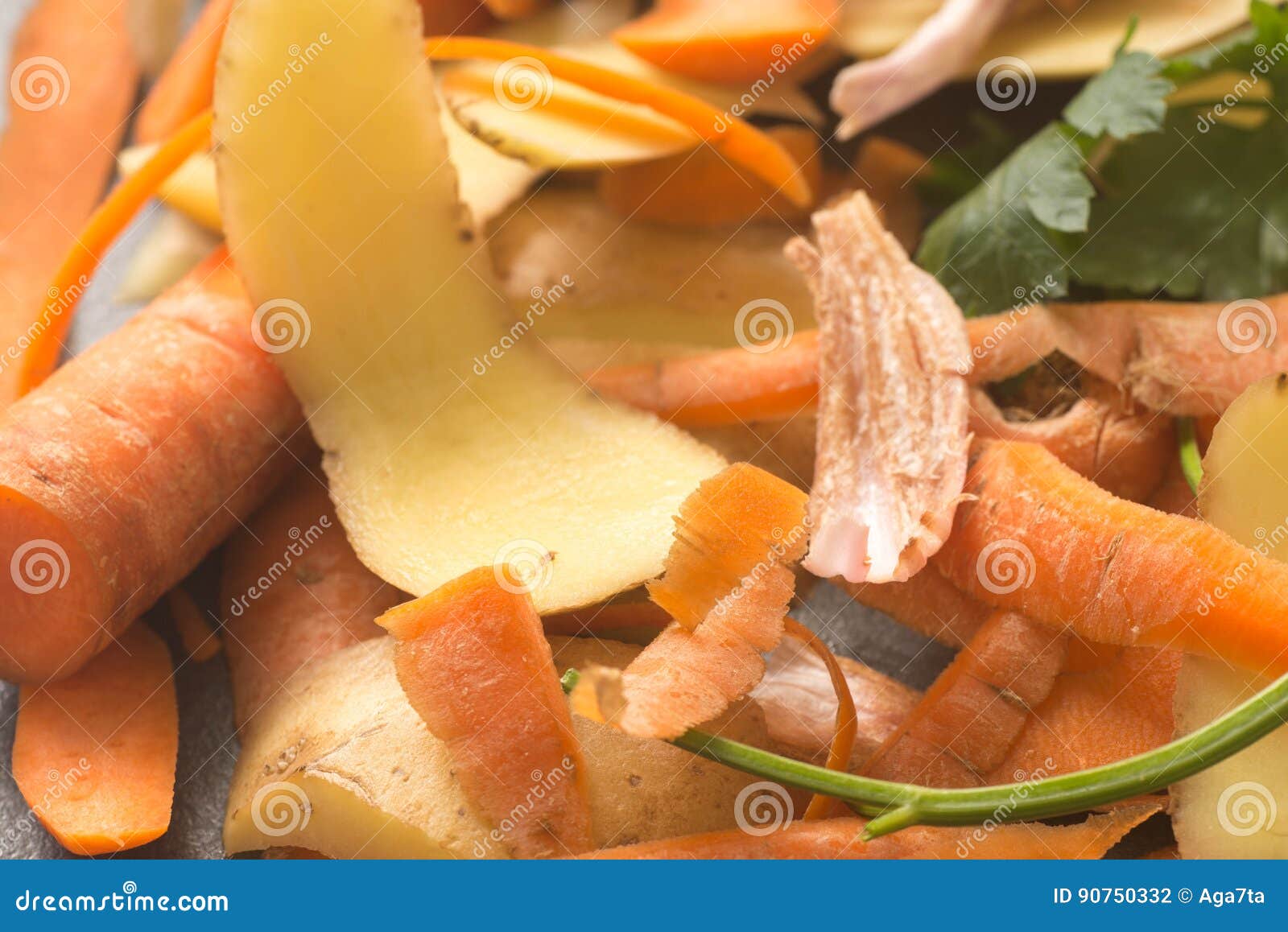 Vegetable Peels for Compost Stock Photo - Image of closeup, garbage ...