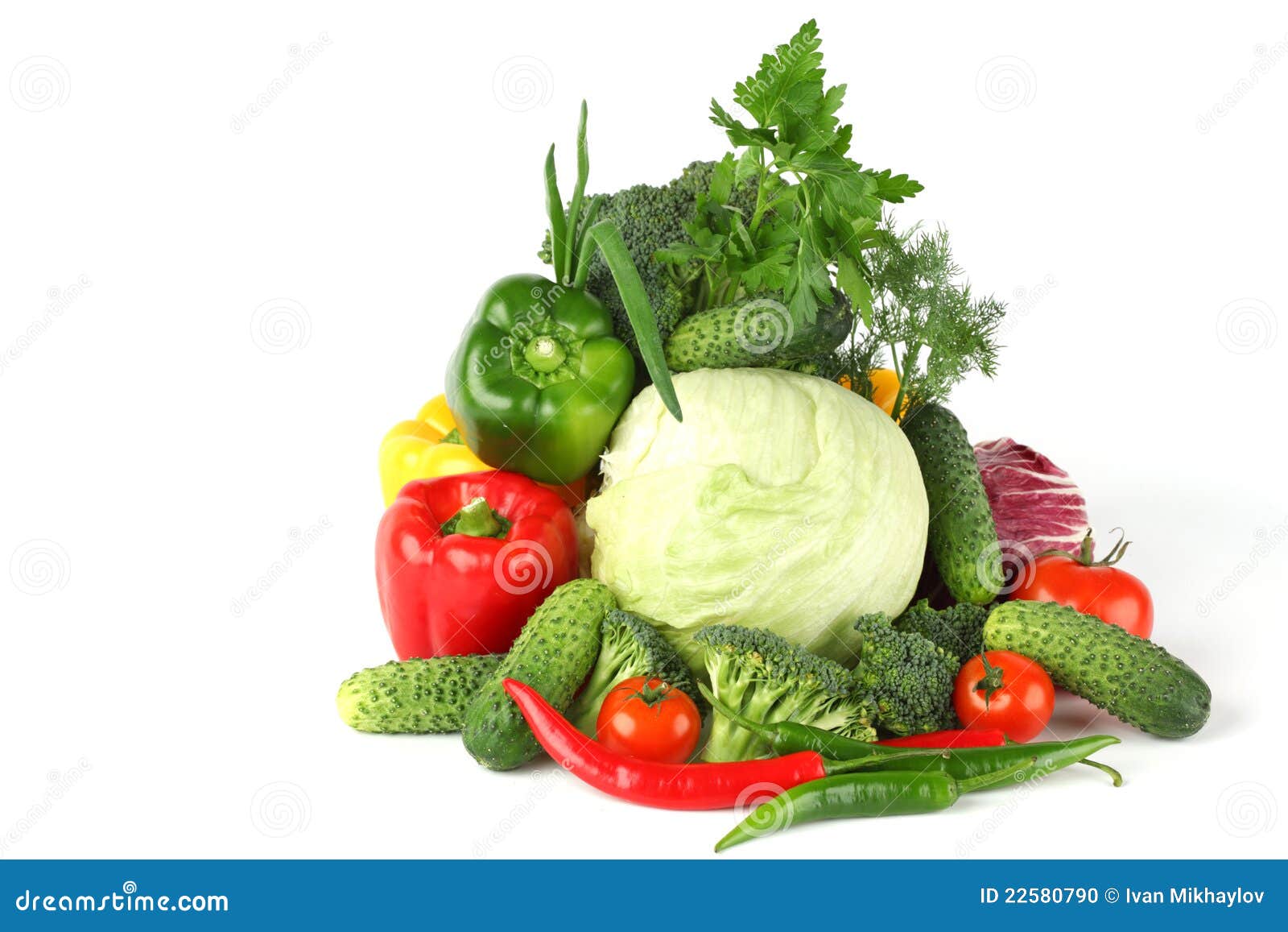 Vegetable pile stock photo. Image of fresh, lettuce, pepper - 22580790