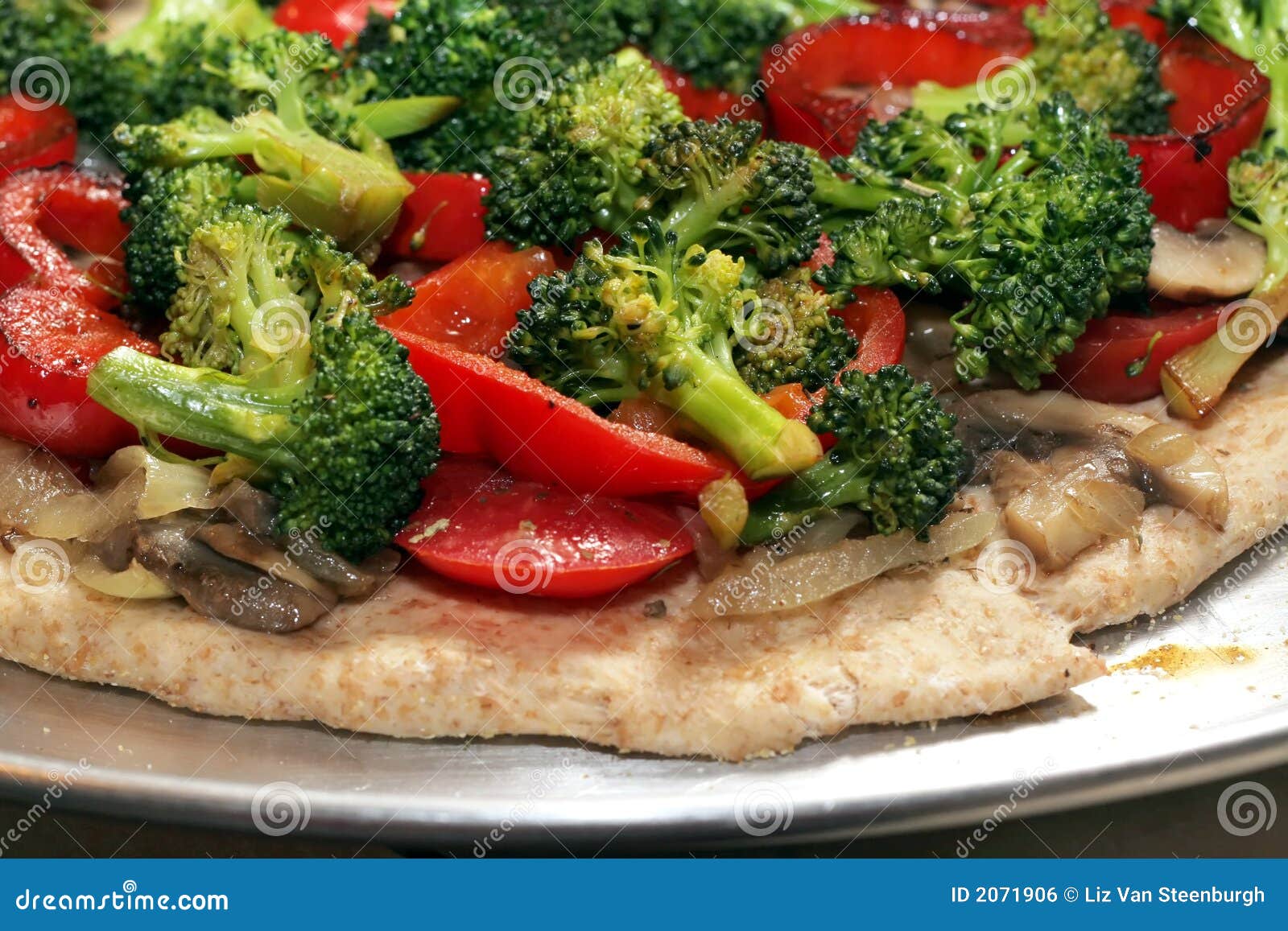 Vegetable Pizza stock photo. Image of food, vegetarian - 2071906