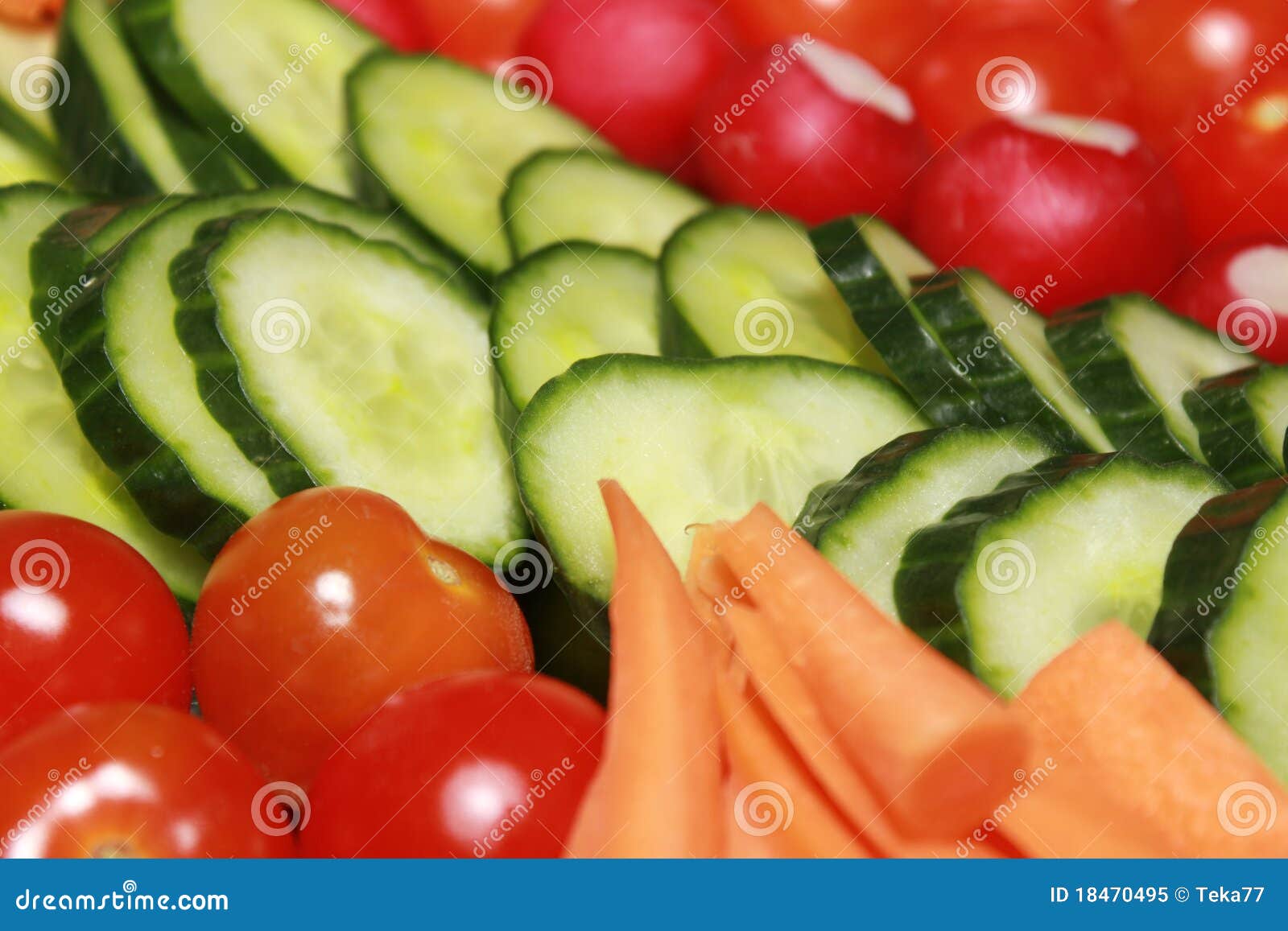 Vegetable plate 1 stock image. Image of carrot, salad - 18470495
