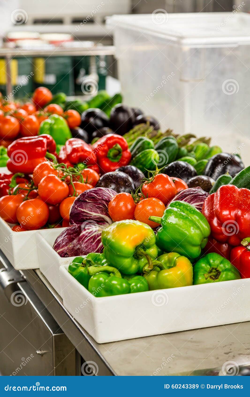 Vegetable Prep in Kitchen stock image. Image of cleaning - 60243389
