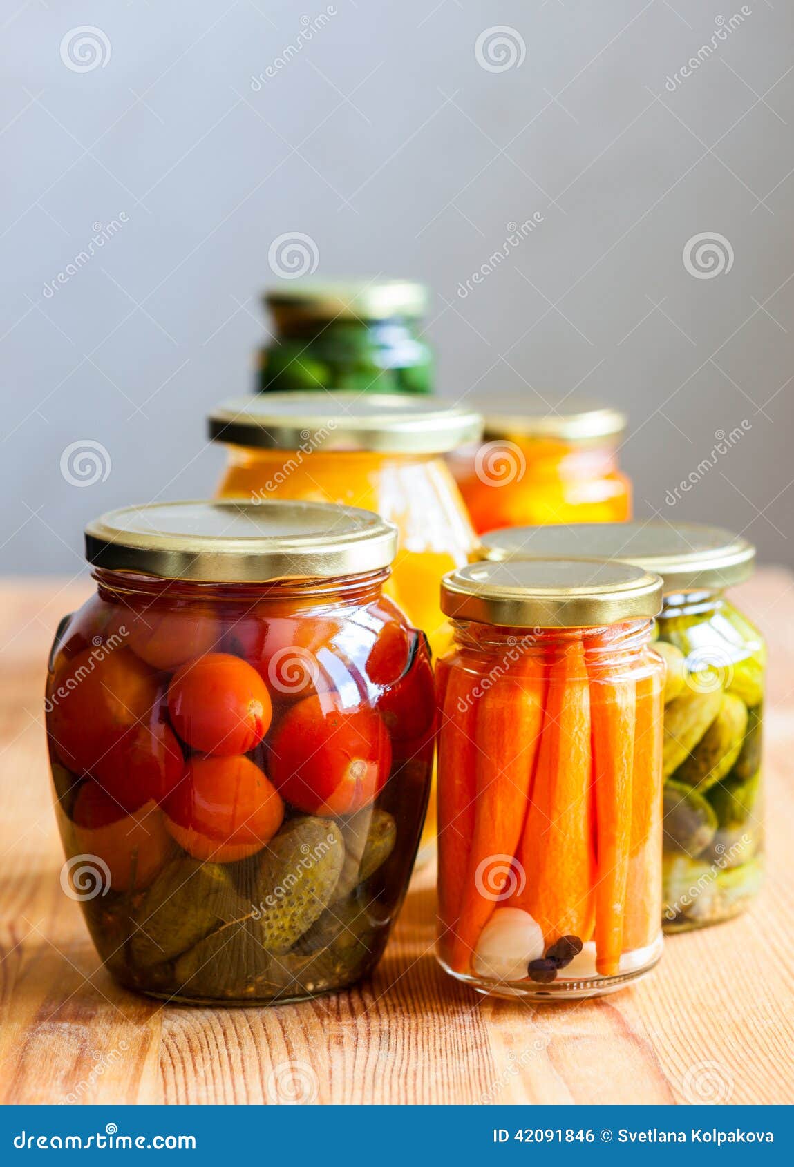 Vegetable preserves stock photo. Image of glass, homemade - 42091846